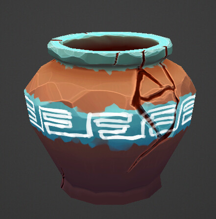 ArtStation - Stylized pots