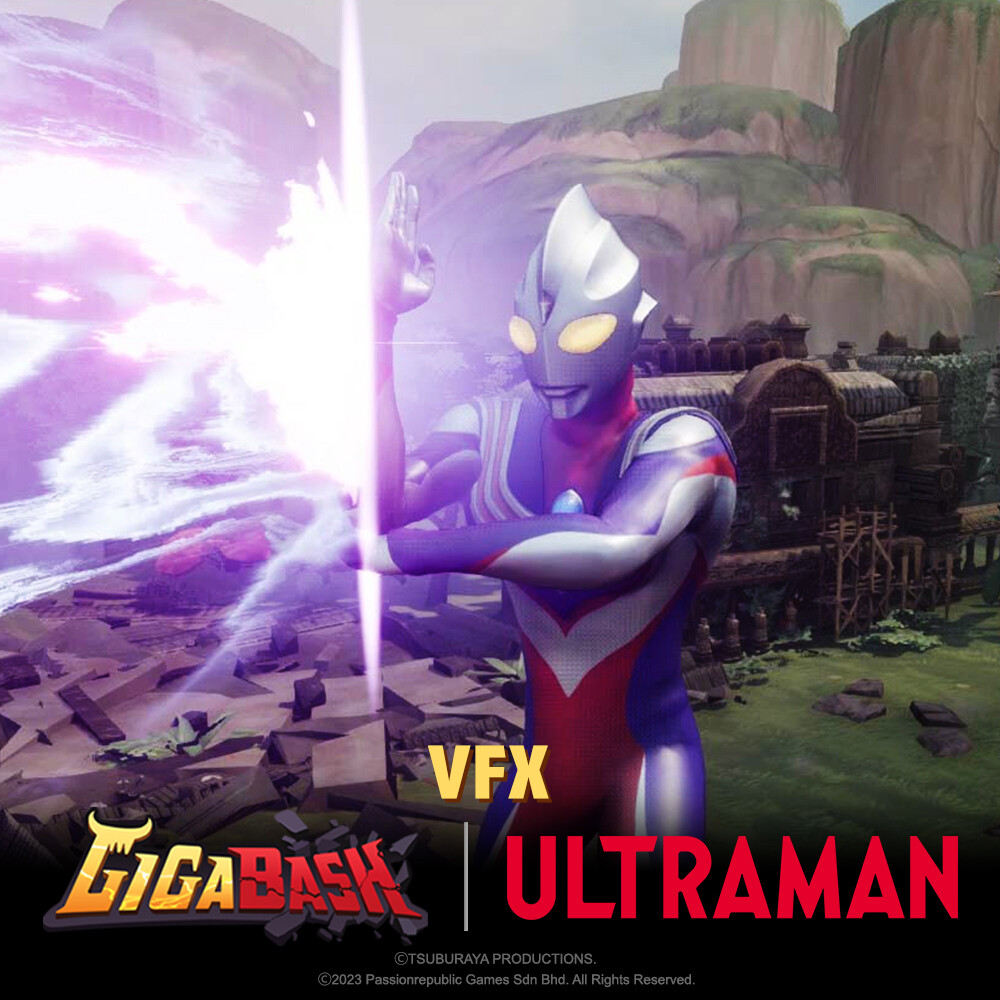 ArtStation - GigaBash | Ultraman 4 Characters DLC VFX - Ultraman Tiga