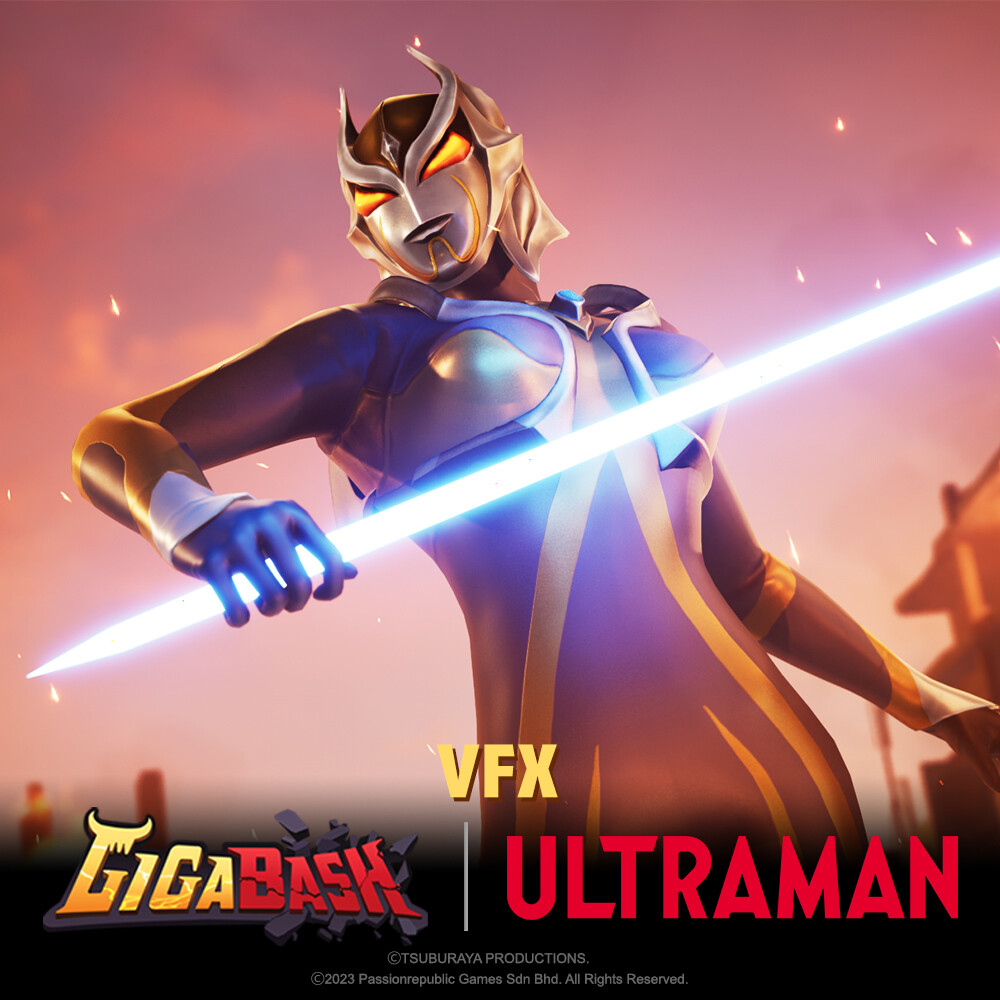 ArtStation - GigaBash | Ultraman 4 Characters DLC VFX - Camearra