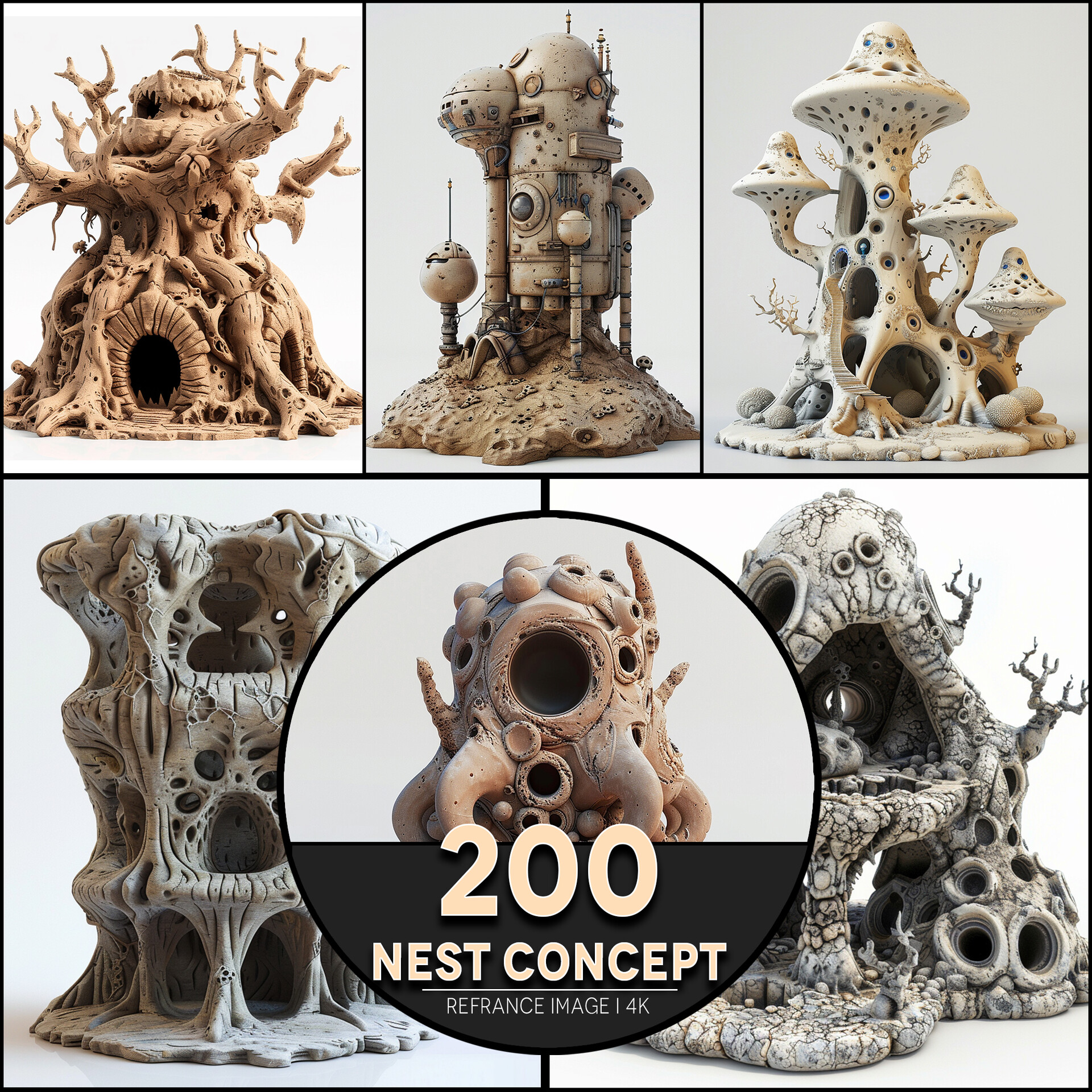 ArtStation - Nest Concept 4K Reference/Concept Images