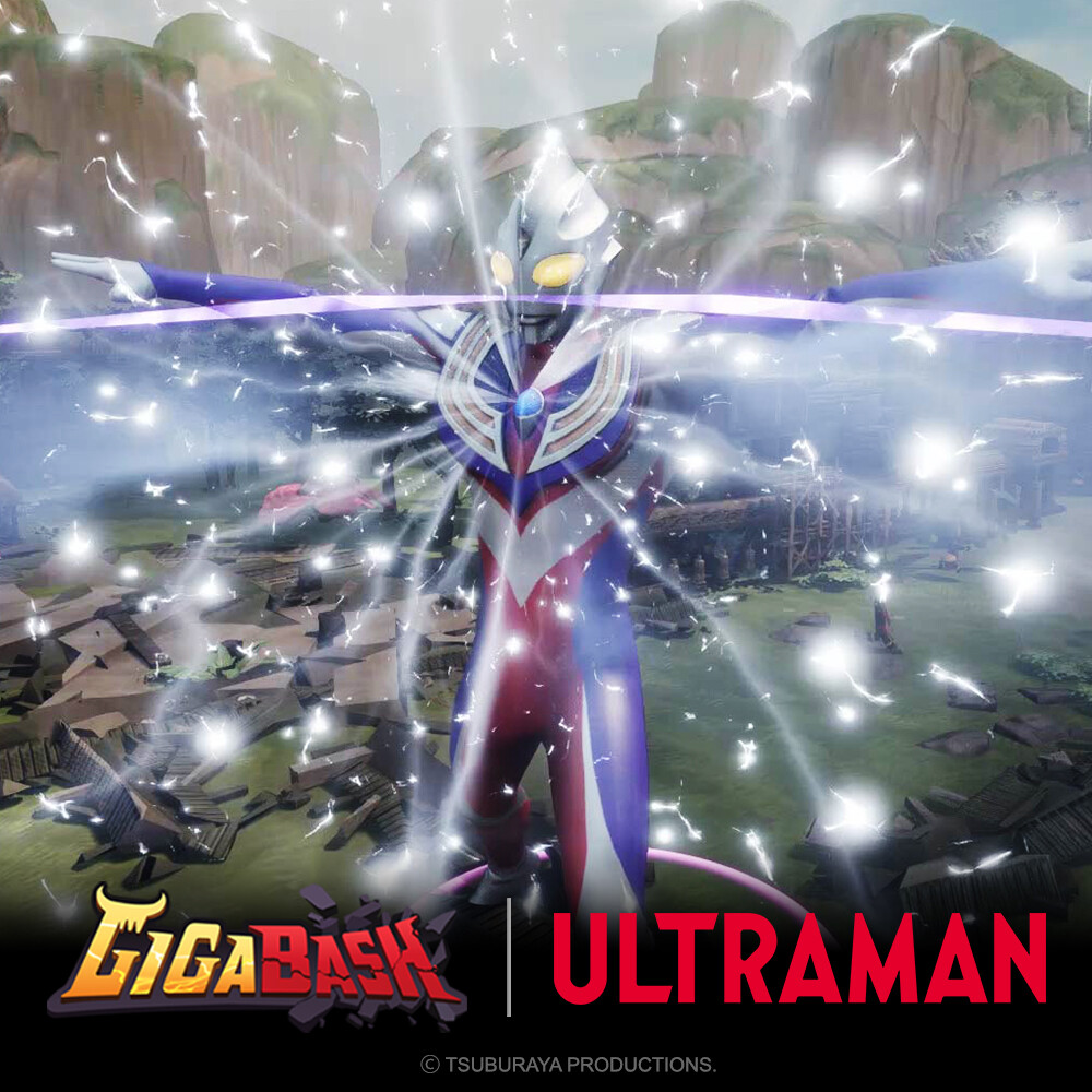 ArtStation - Gigabash 4 Characters DLC - Ultraman Tiga Abilities VFX