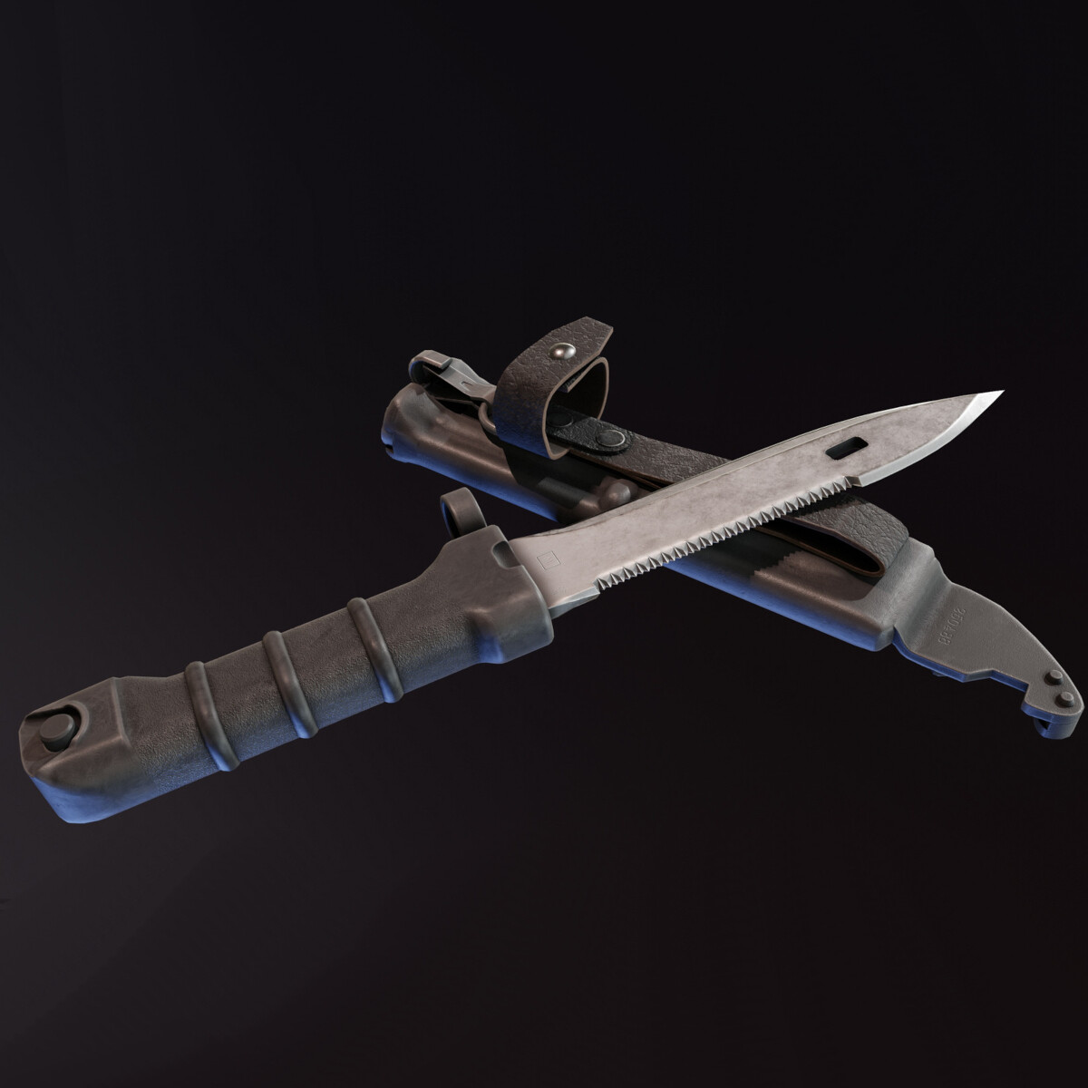 ArtStation - AK74 Bayonet