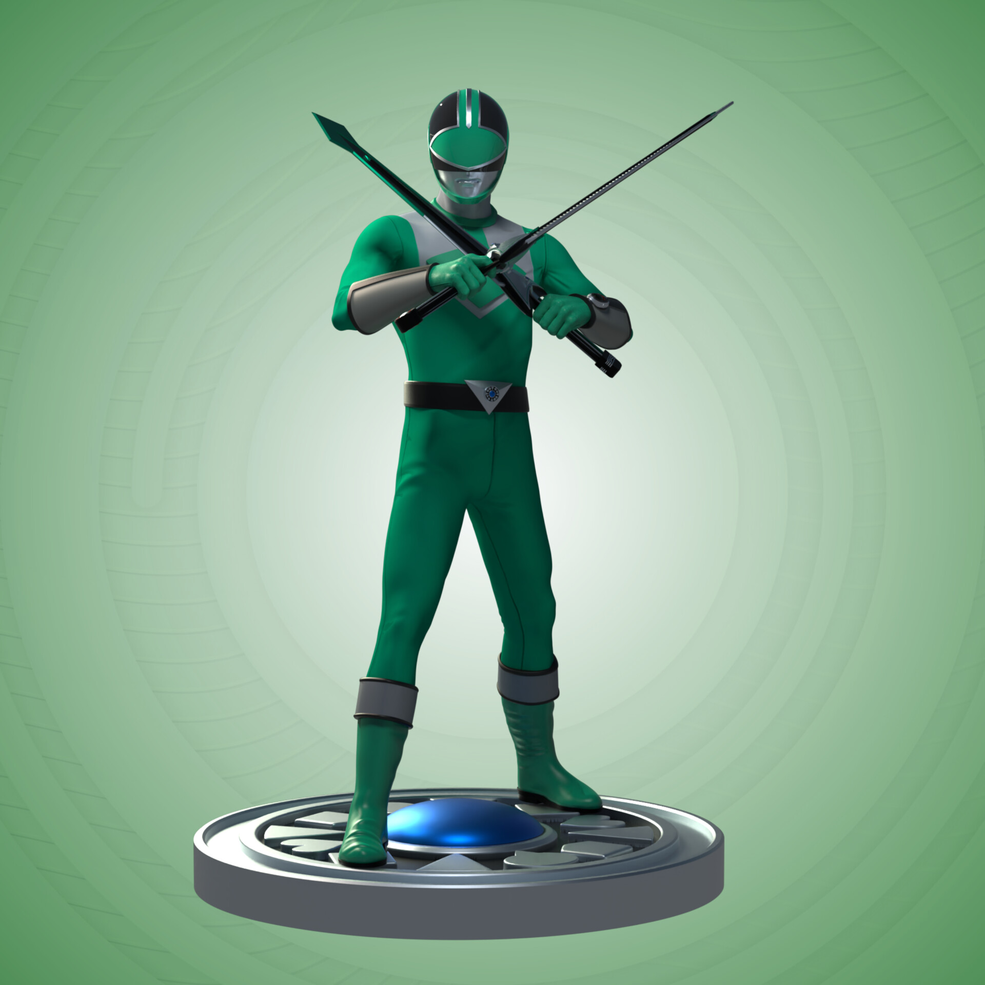 ArtStation - Power Rangers Time Force - Green