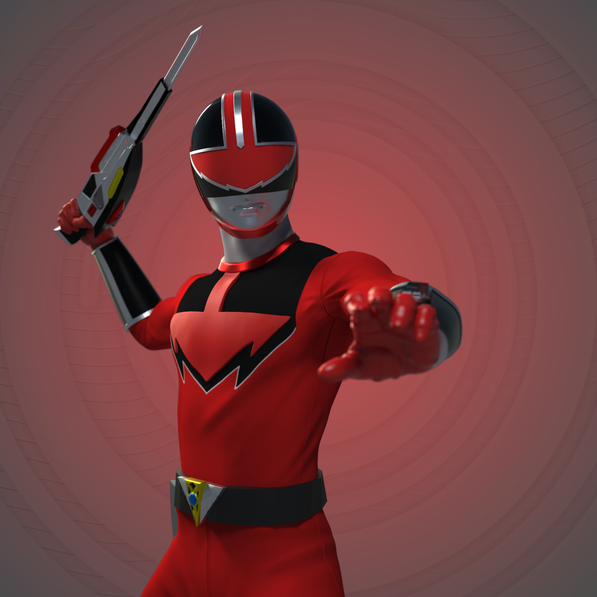 ArtStation - Power Rangers Time Force - Quantum