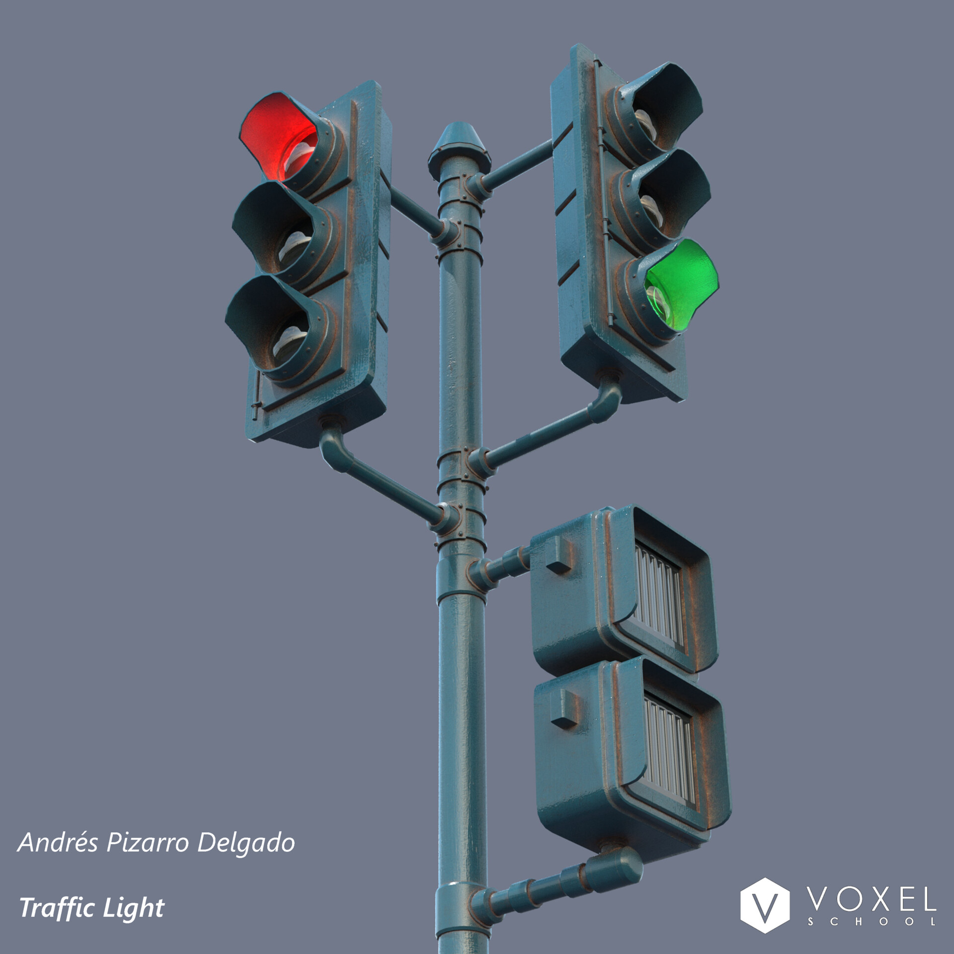 ArtStation - Traffic light