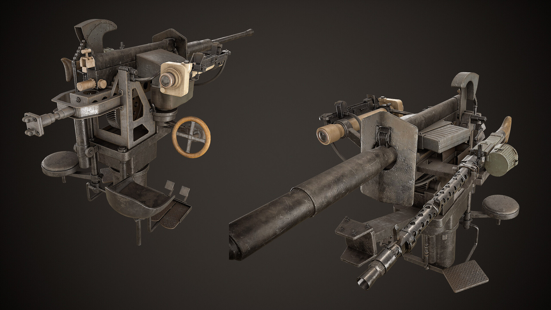 ArtStation - Machine Gun WW II