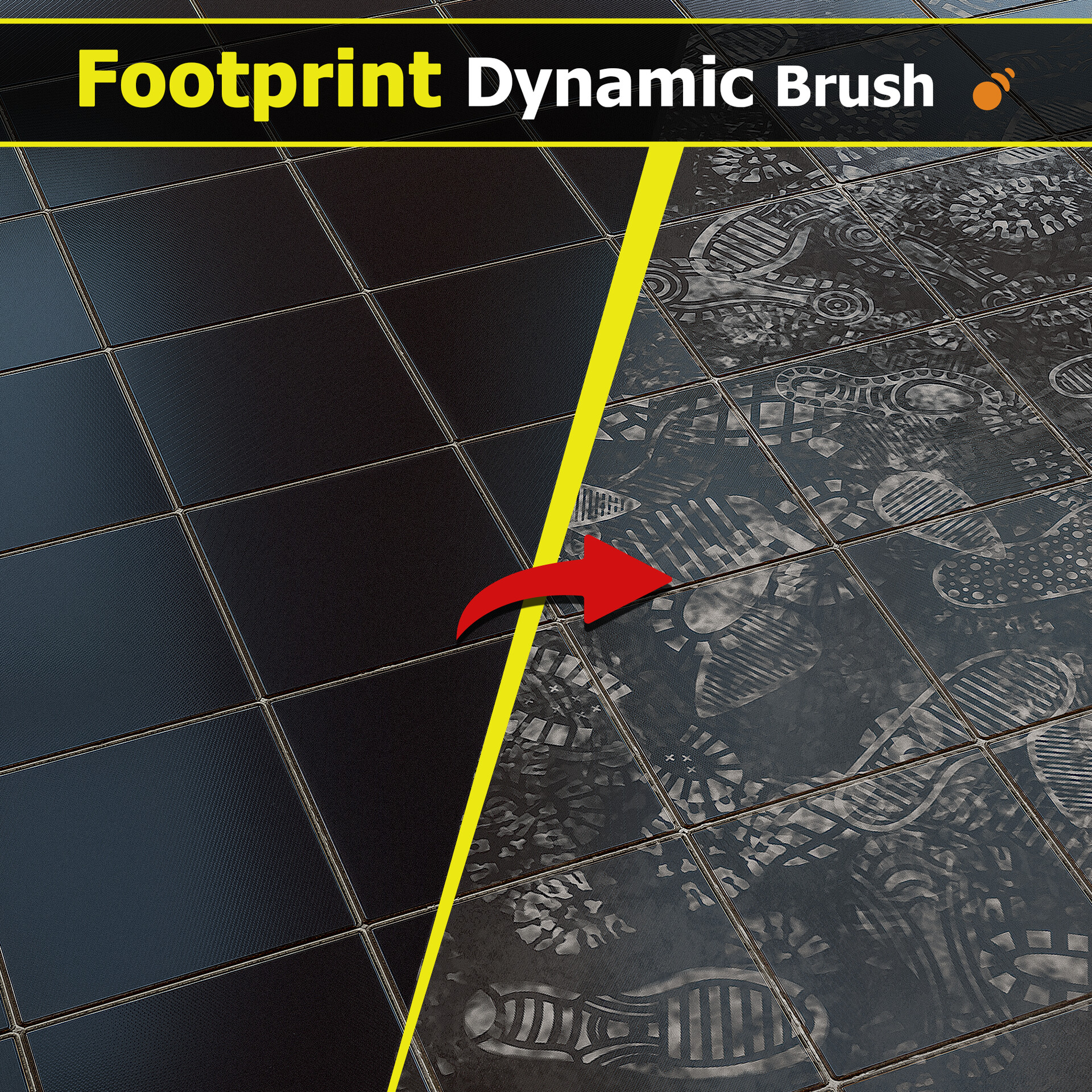 ArtStation - Footprint Dynamic Brush