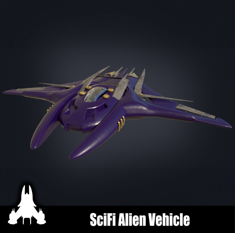 ArtStation - SciFi Alien Vehicle