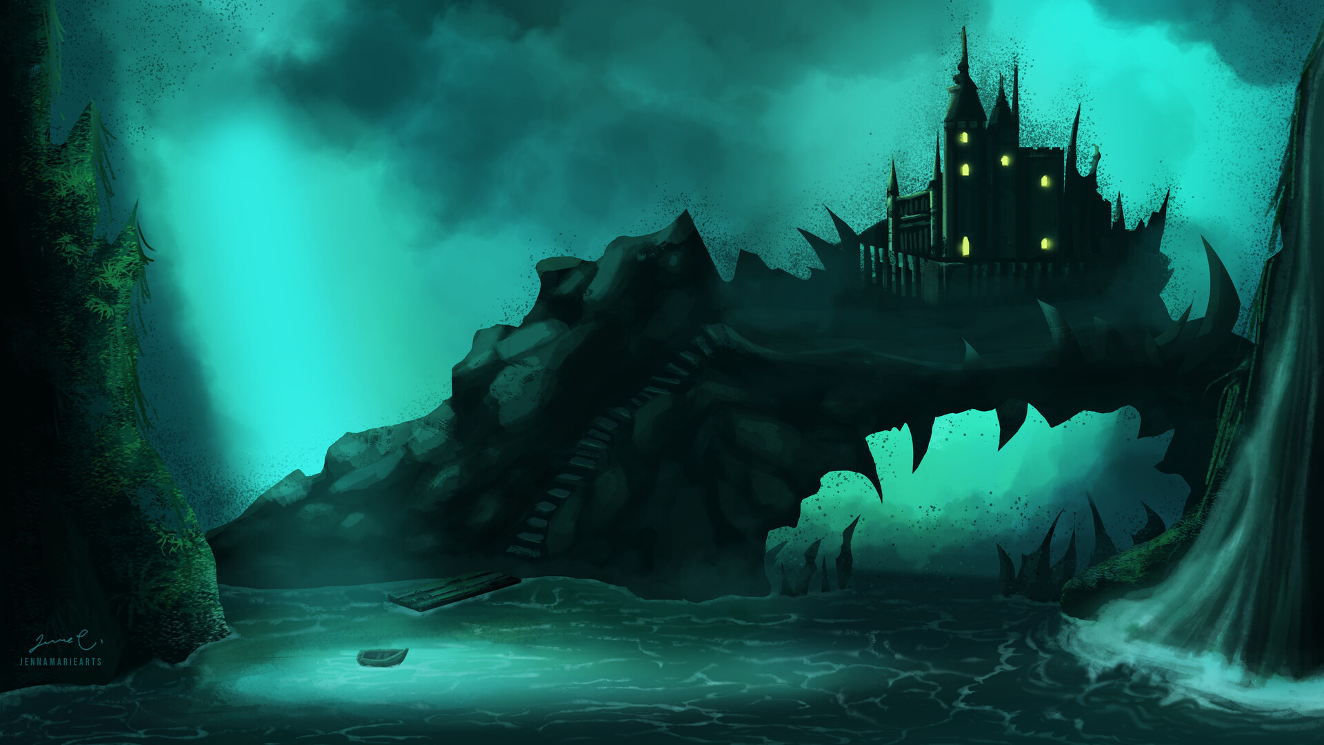 ArtStation - Dark Castle Redraw