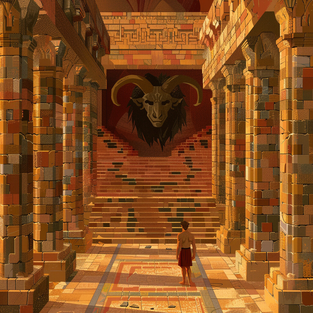 ArtStation - Theseus And The Minotaur