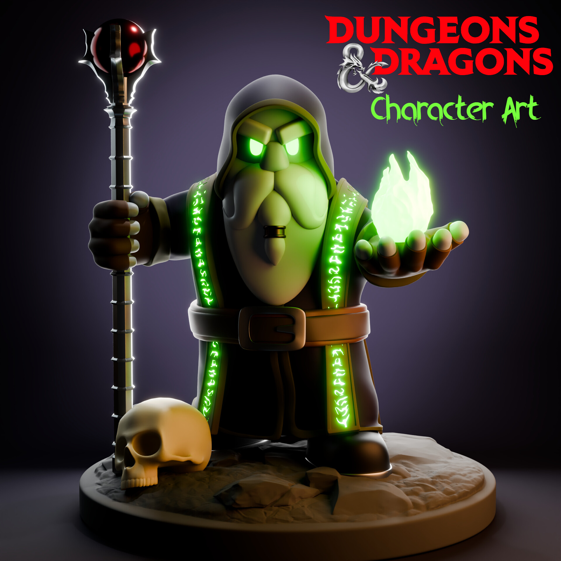 ArtStation - Gurni Gorrekson (Duergar Warlock)