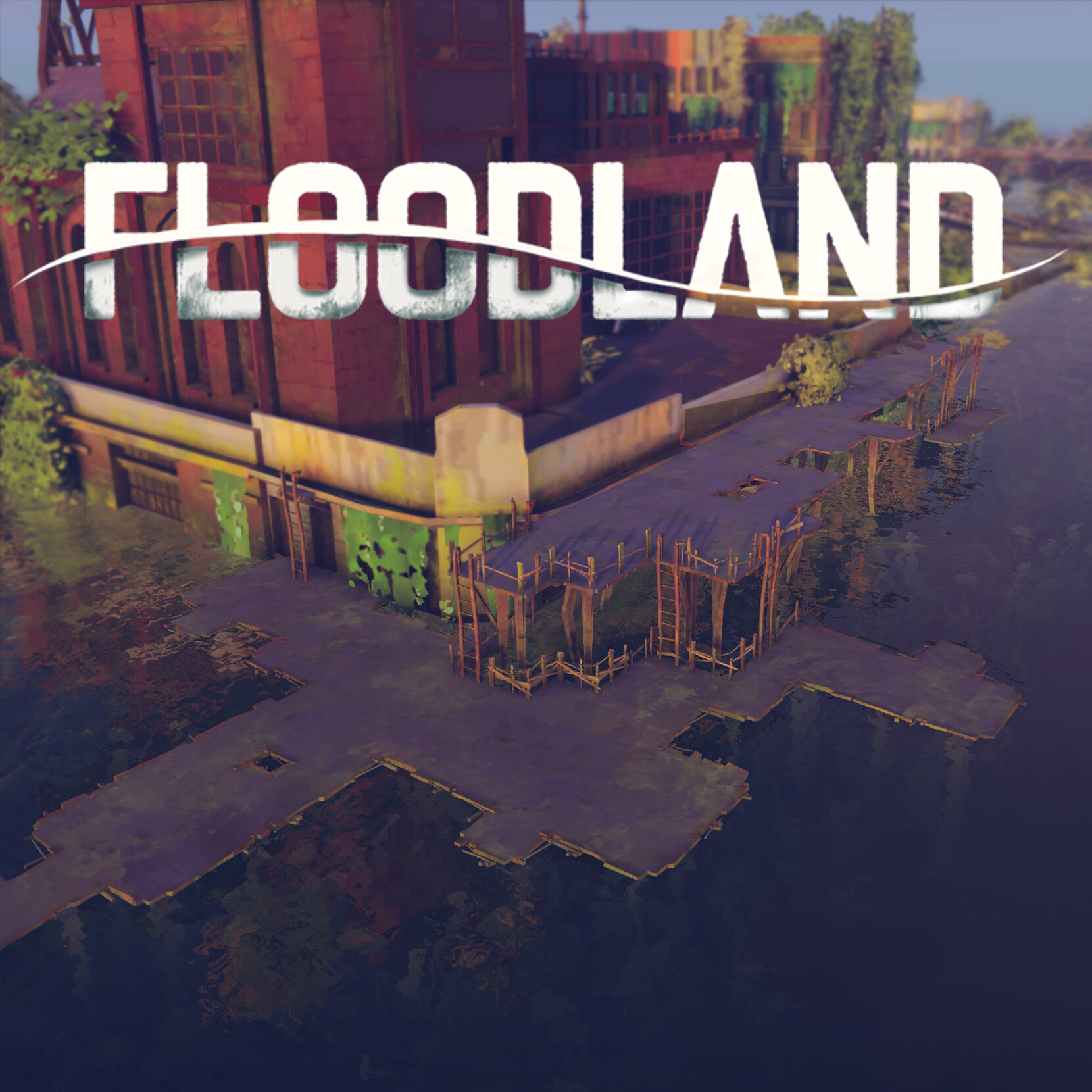 ArtStation - Floodland - Stilt platform - a modular set