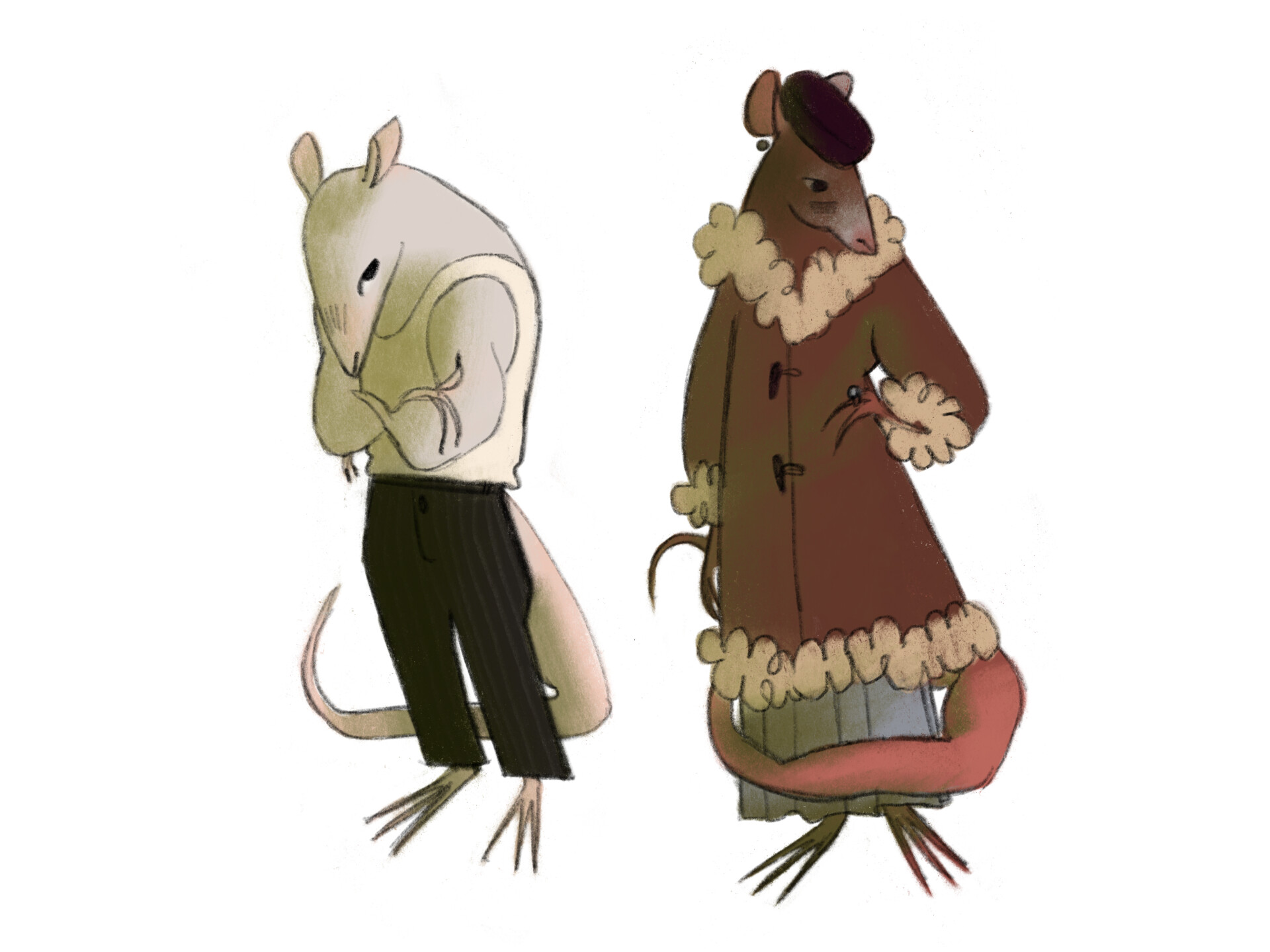 ArtStation - Rat character concepts