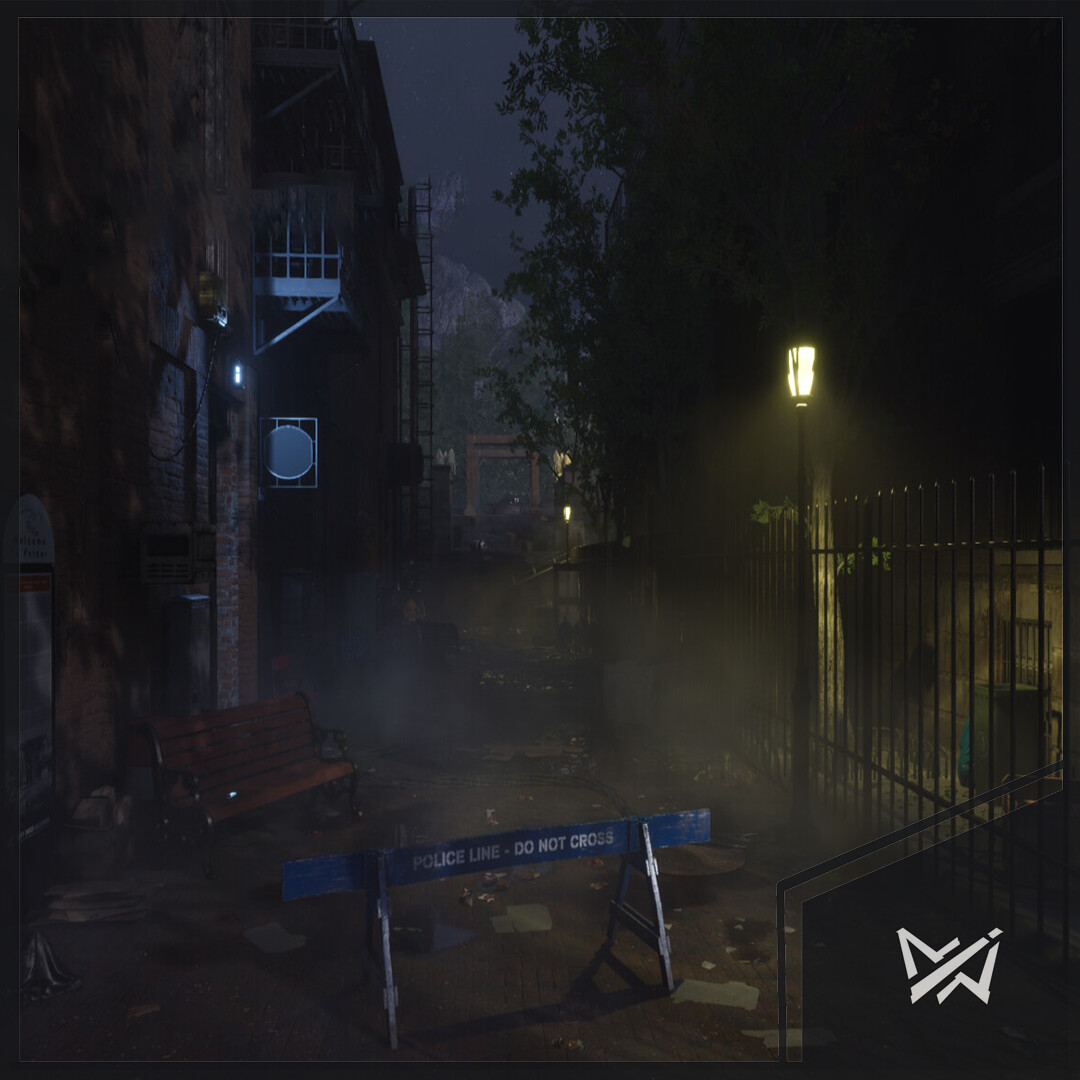 ArtStation - Horror, Alley | Gamedev Bootcamp | Isaev Workshop