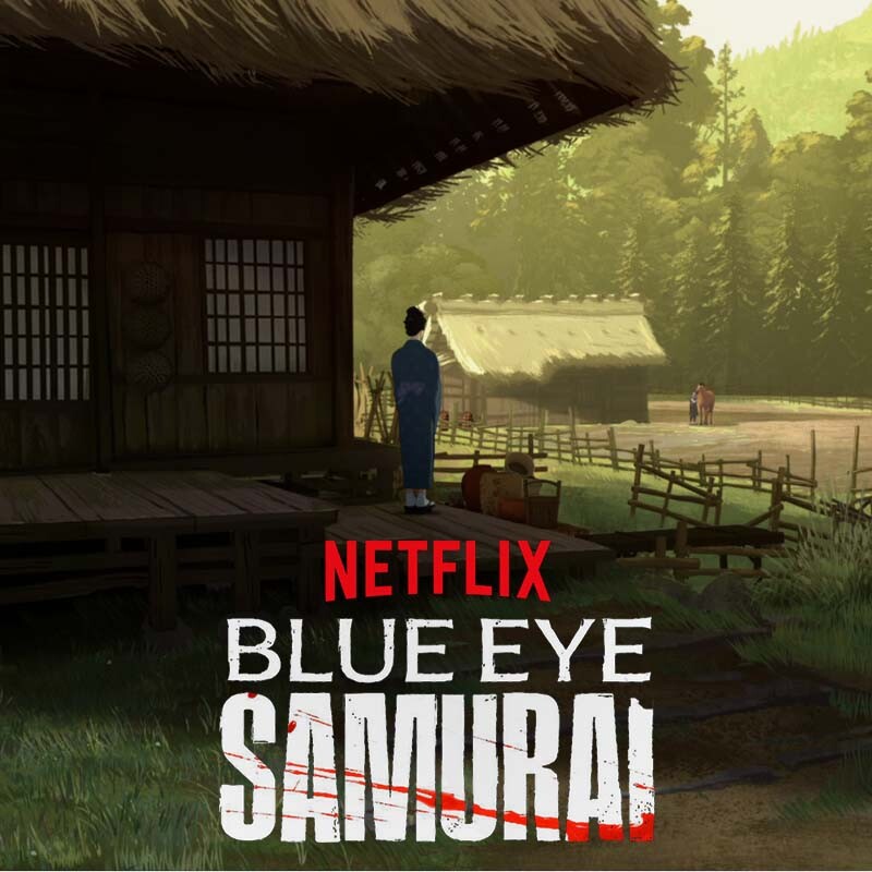 ArtStation - Blue Eye Samurai Backgrounds 02