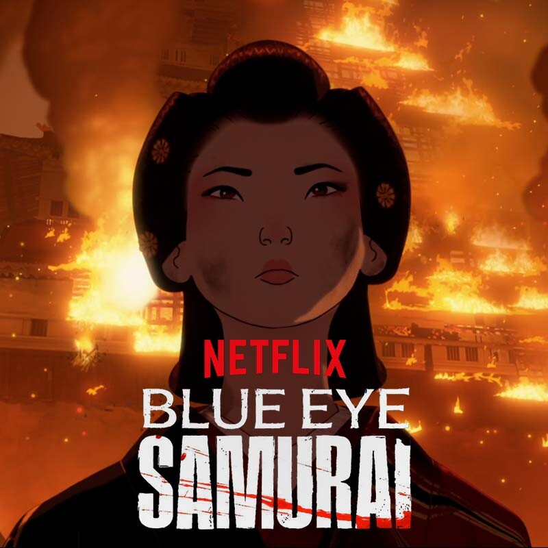 ArtStation - Blue Eye Samurai Backgrounds 07