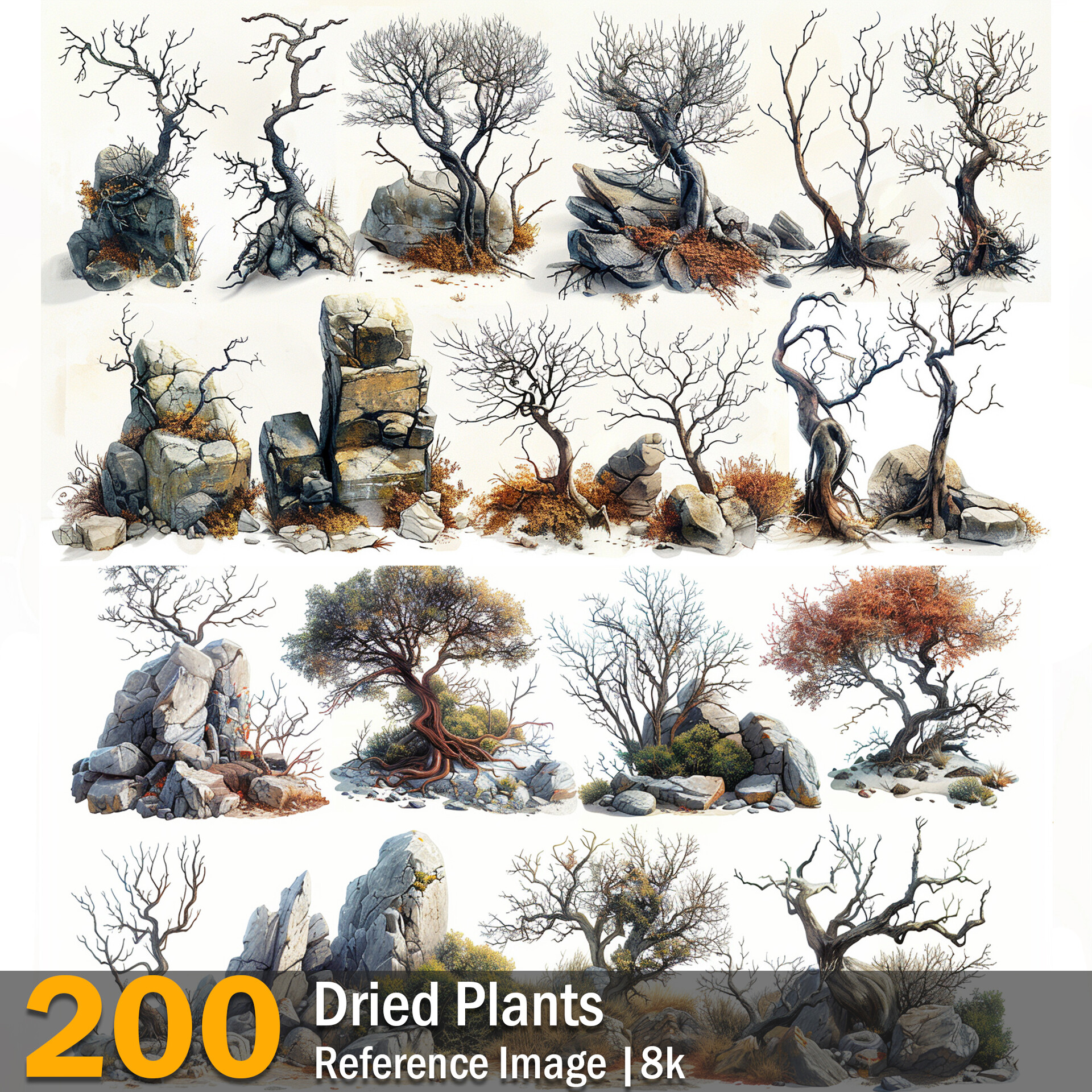 ArtStation - Dried Plants | Reference Images | 8k