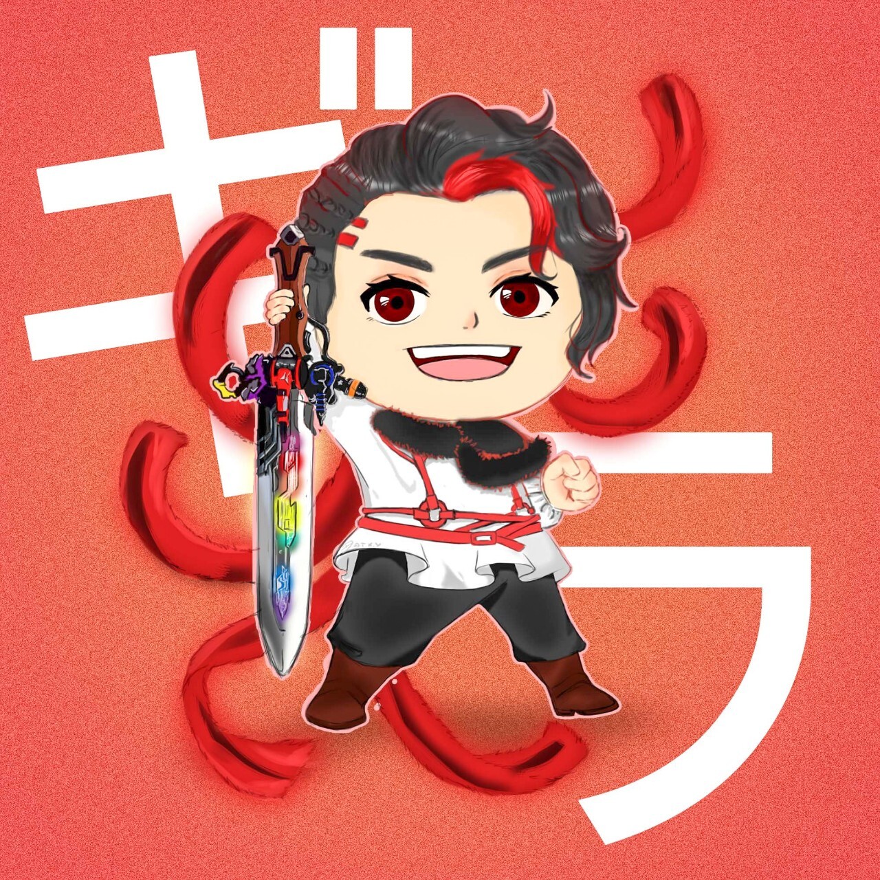 ArtStation - Gira Husty (Ohsama Sentai King-Ohger) - Version Chibi