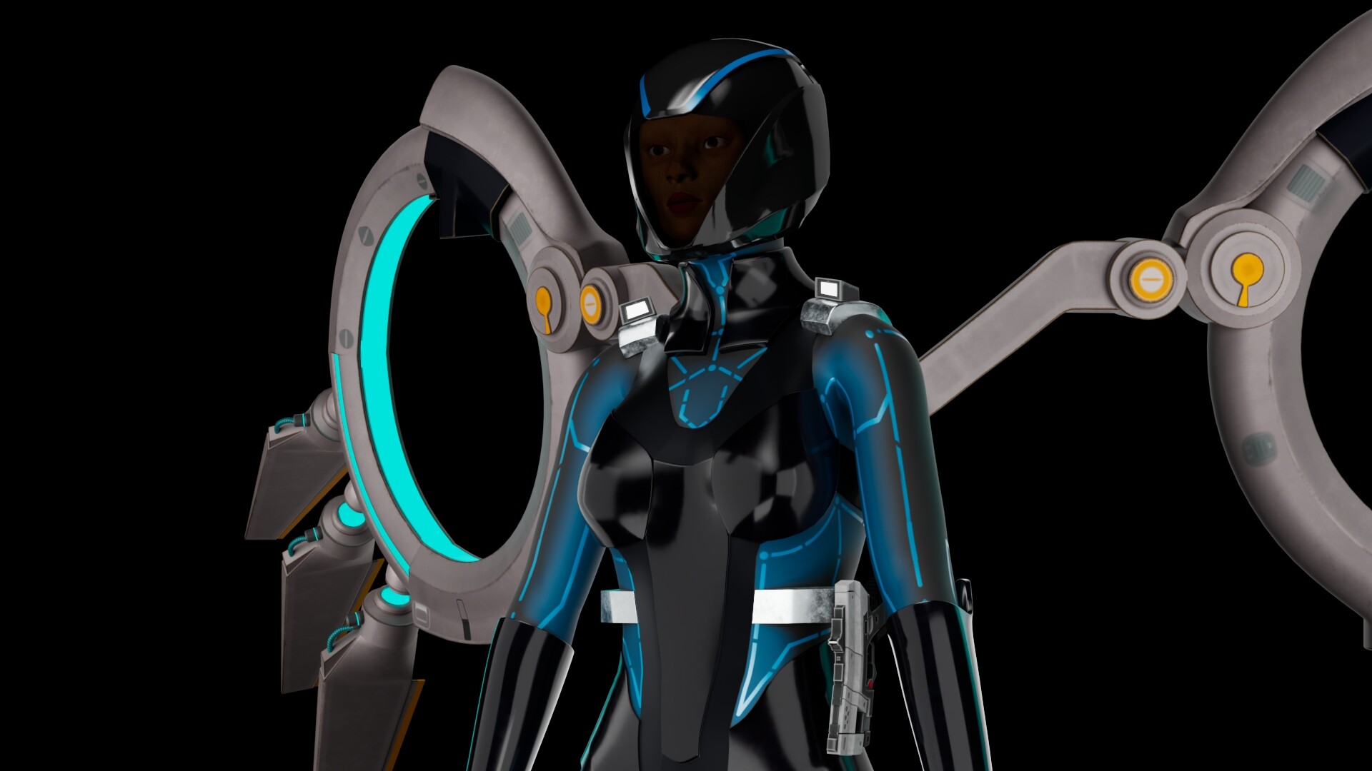 ArtStation - Sci-Fi 3D Character: Time Traveler