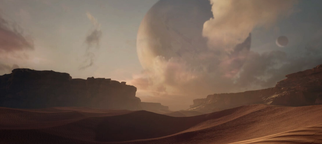 ArtStation - Skybox / Sci Fi Desert Vista