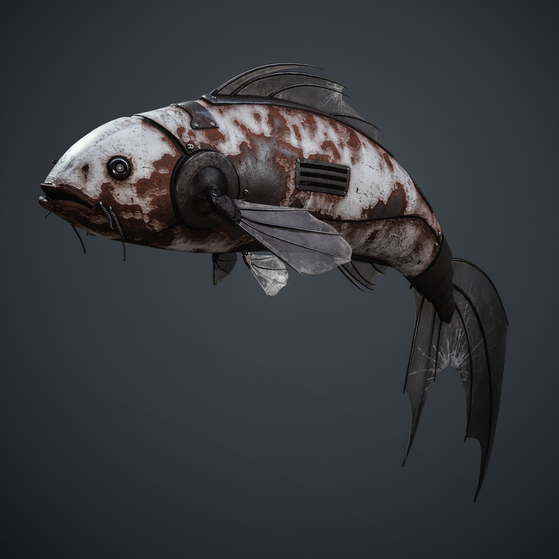 ArtStation - Mechanical Koi Fish