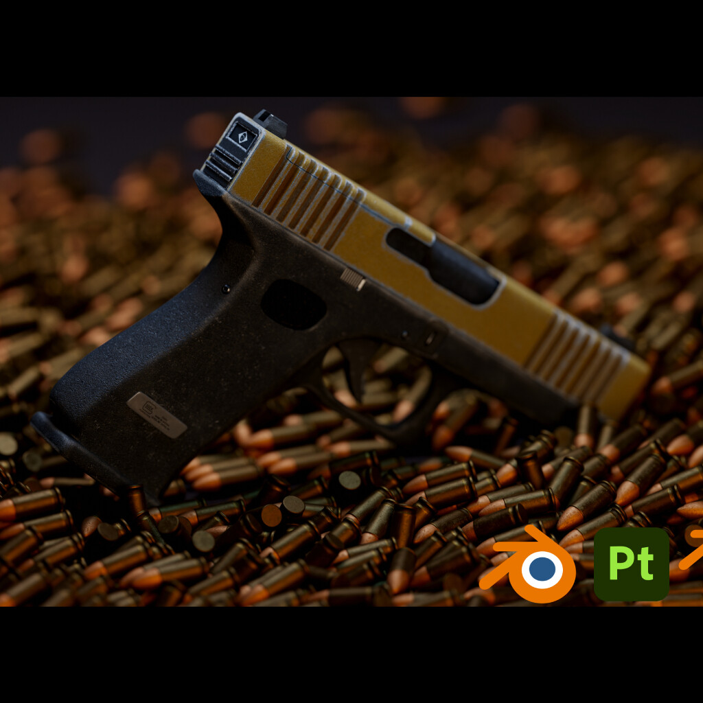 ArtStation - Photorealistic Glock