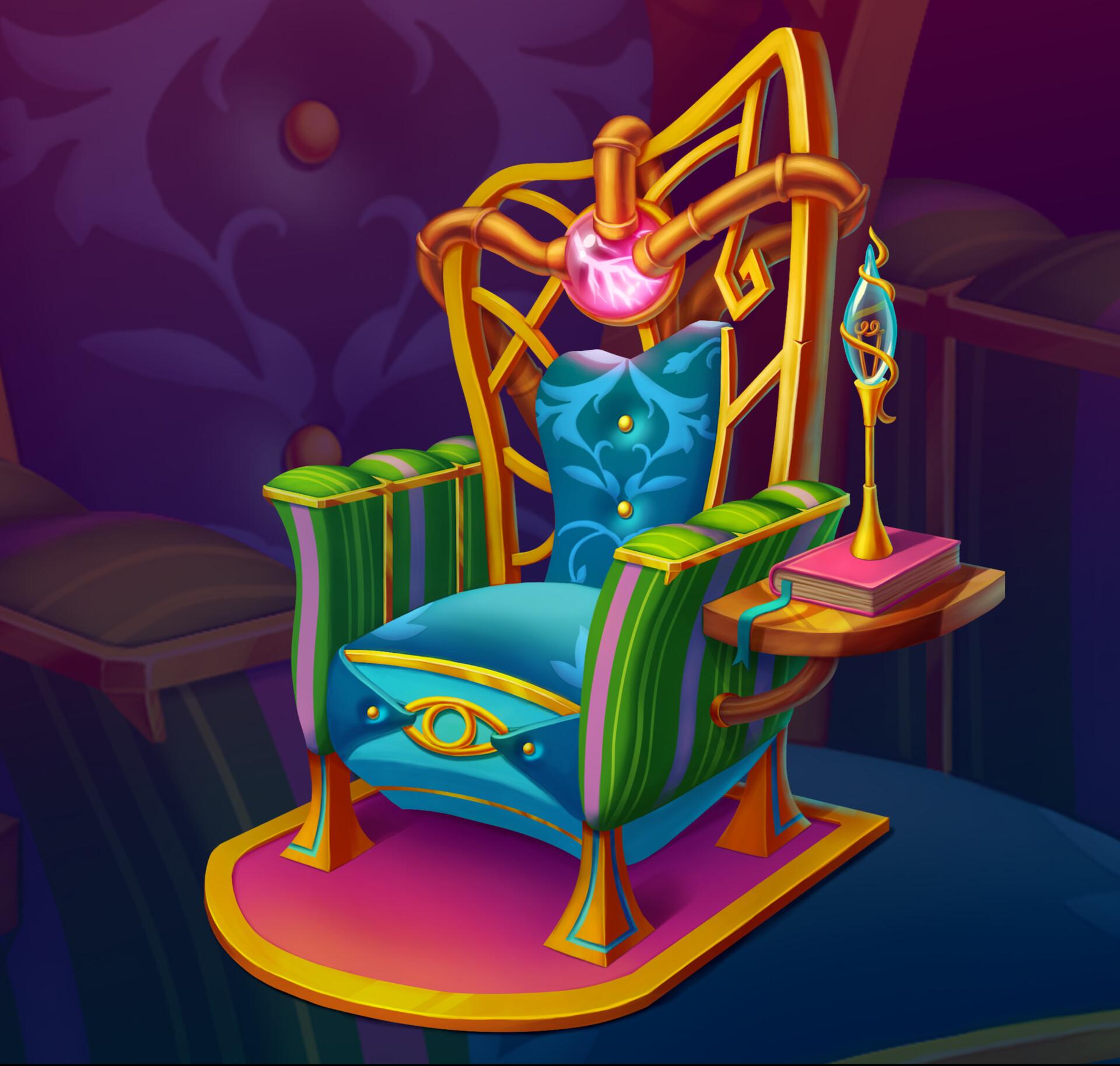 ArtStation - Steampunk throne
