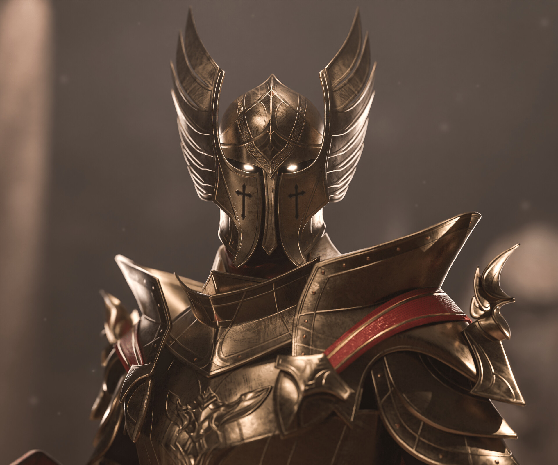 ArtStation - Golden Knight