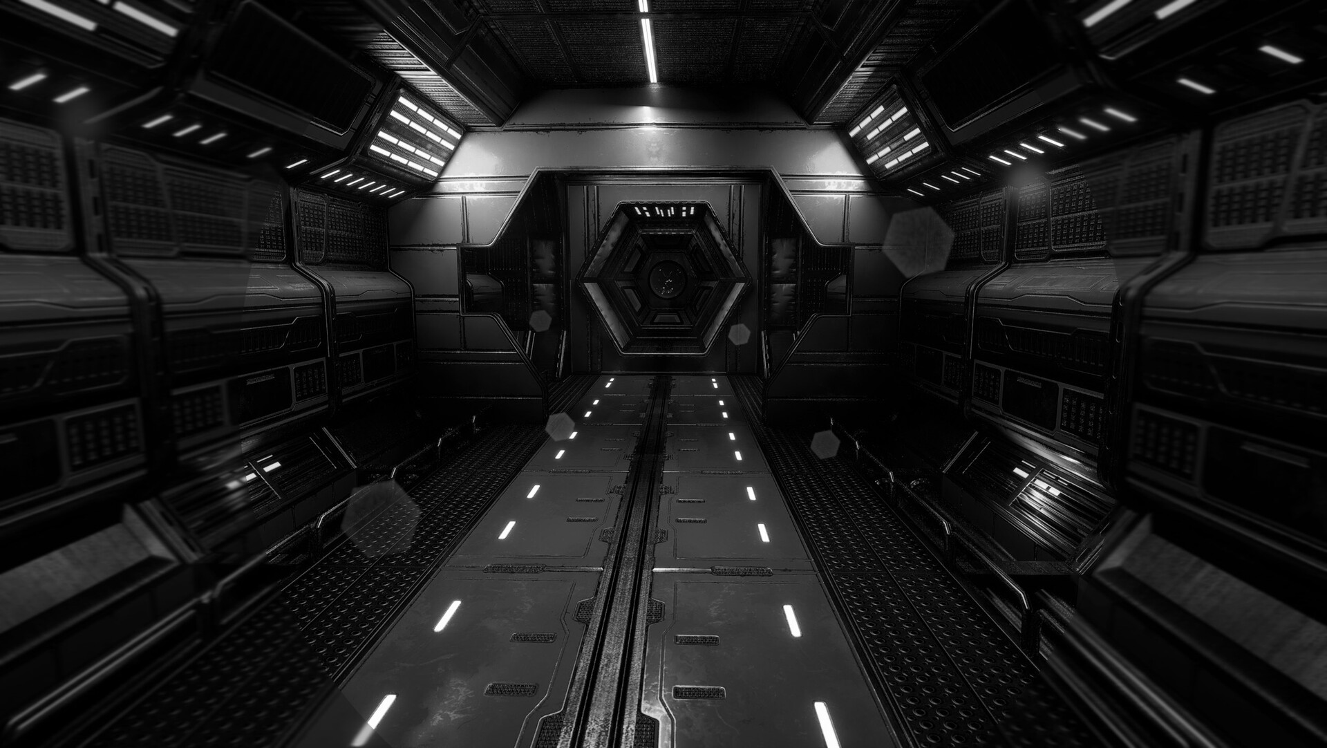 ArtStation - Concept sci-fi Spaceship interior