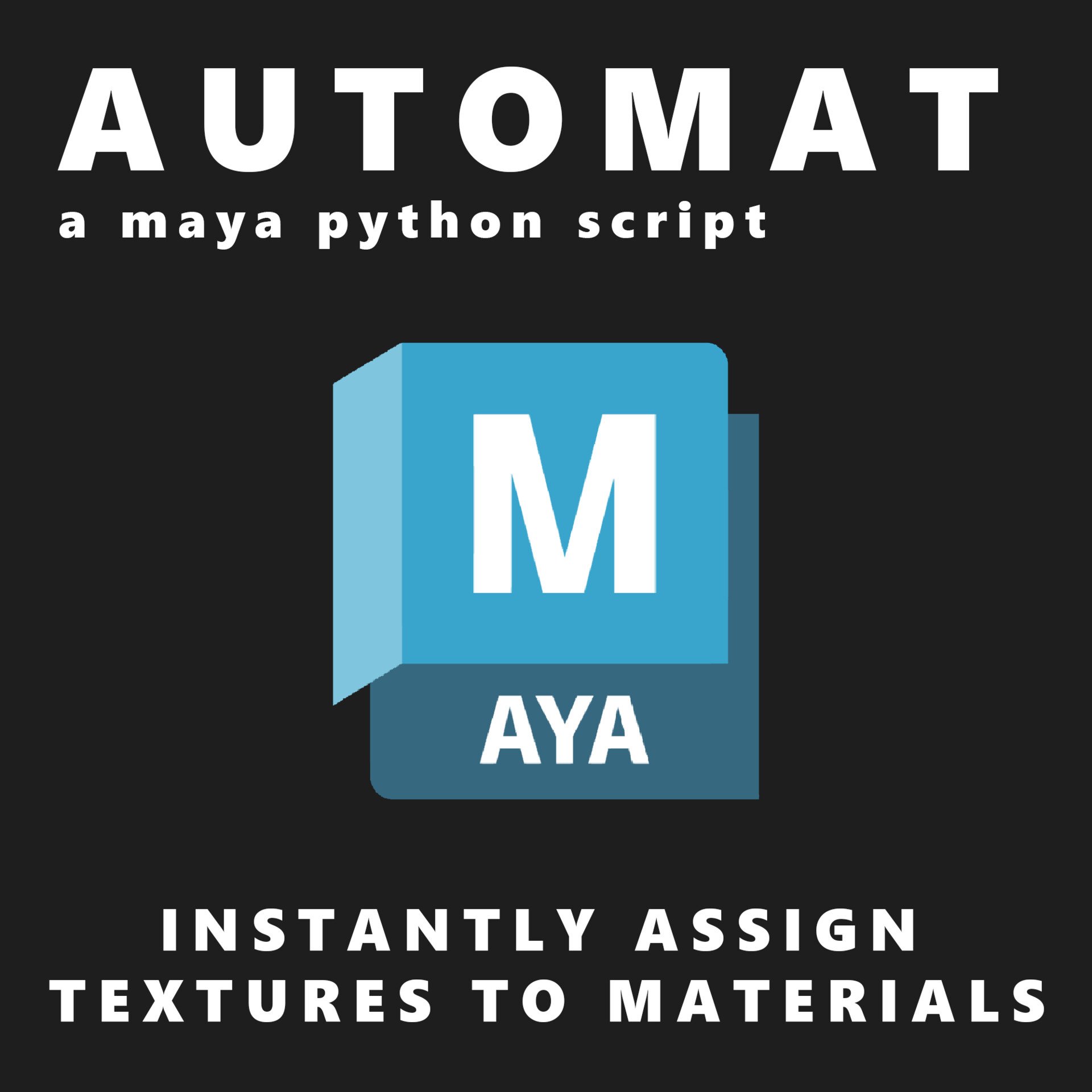 ArtStation - AUTOMAT - MATERIAL TEXTURE ASSIGNMENT SCRIPT
