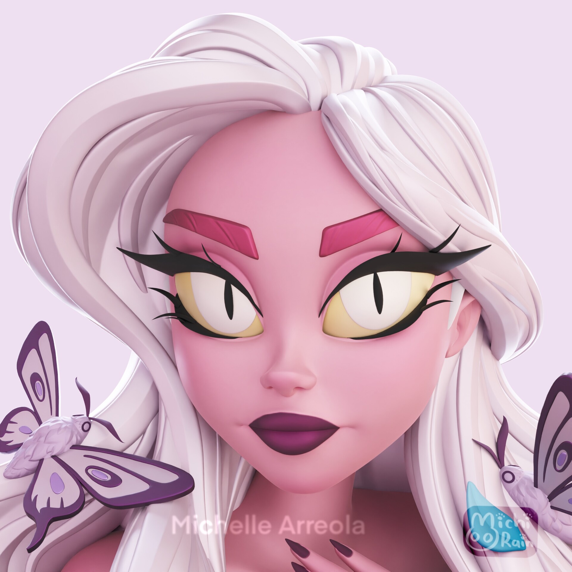 ArtStation - Lure/Moth Girl