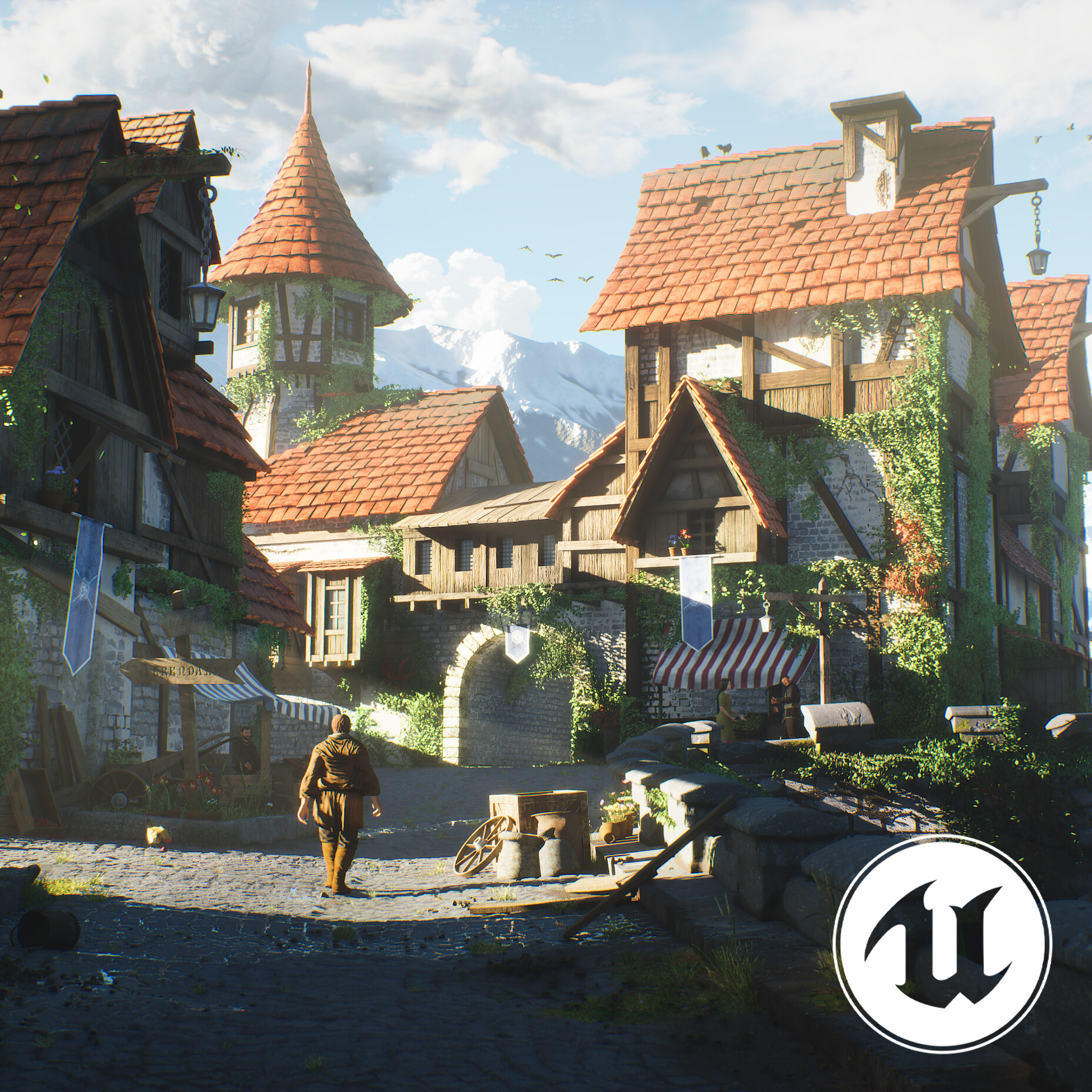 ArtStation - Medieval Alley