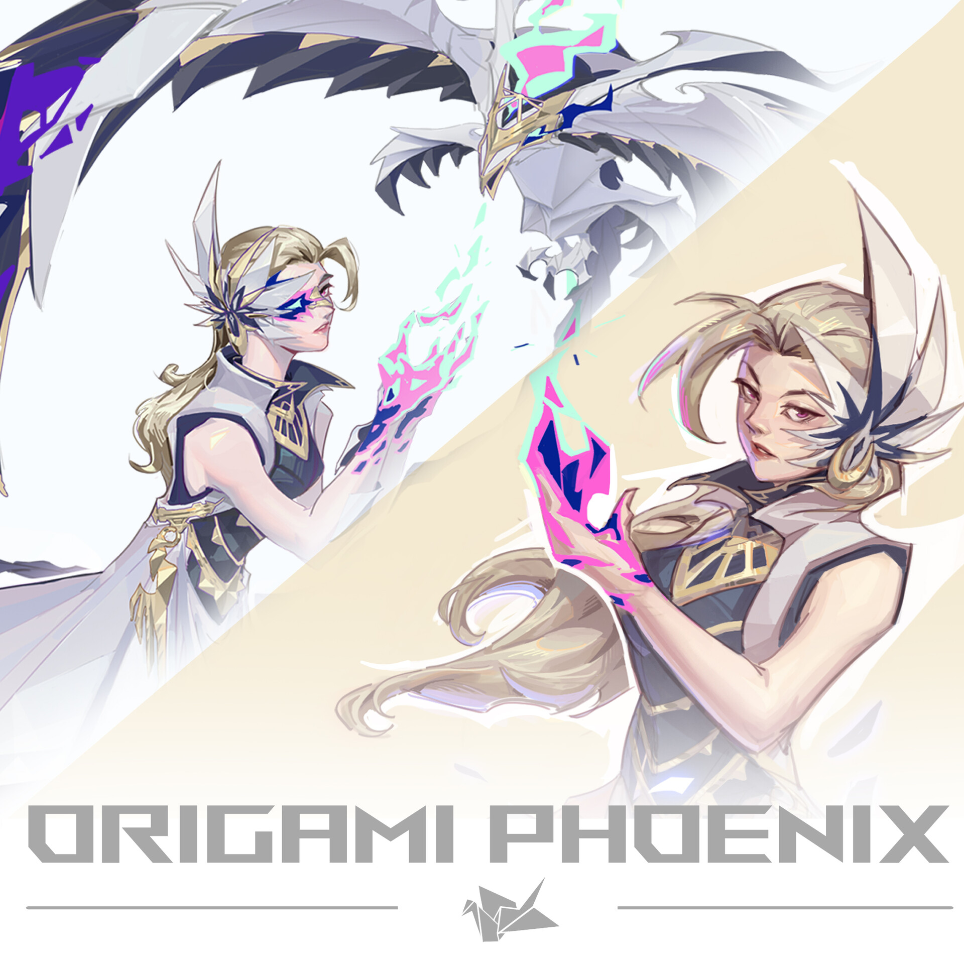 ArtStation - Origami Phoenix