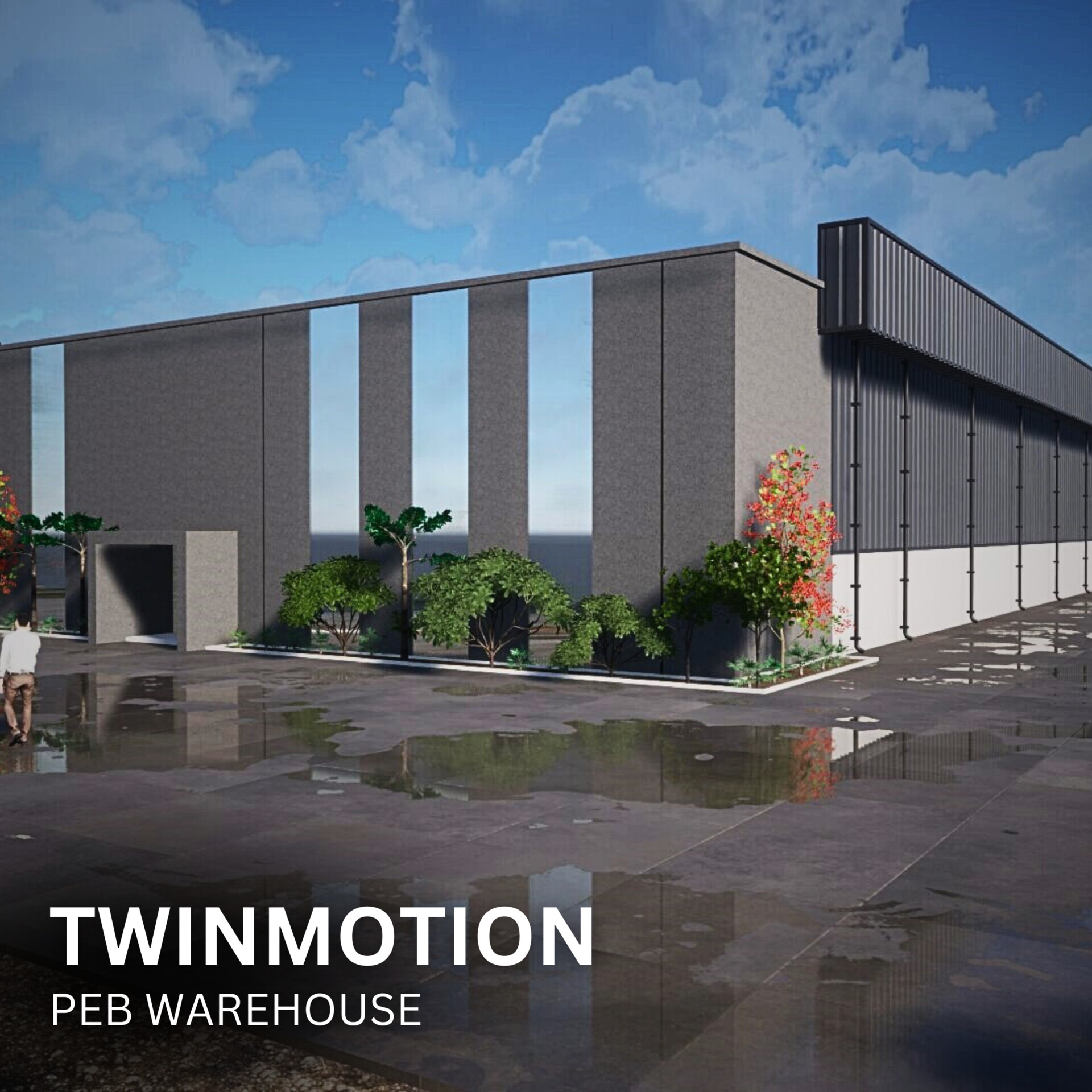 ArtStation - PEB warehouse