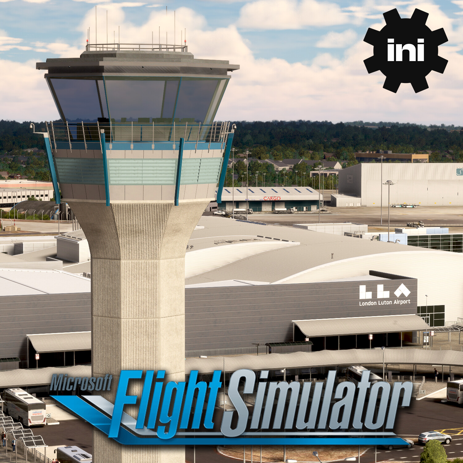 ArtStation - Luton Airport (EGGW) for Microsoft Flight Simulator