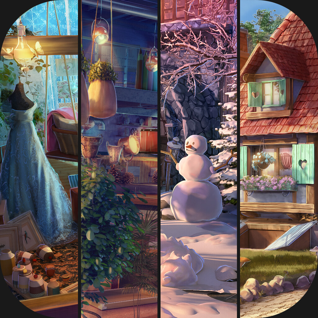 ArtStation - Hidden Object Scenes