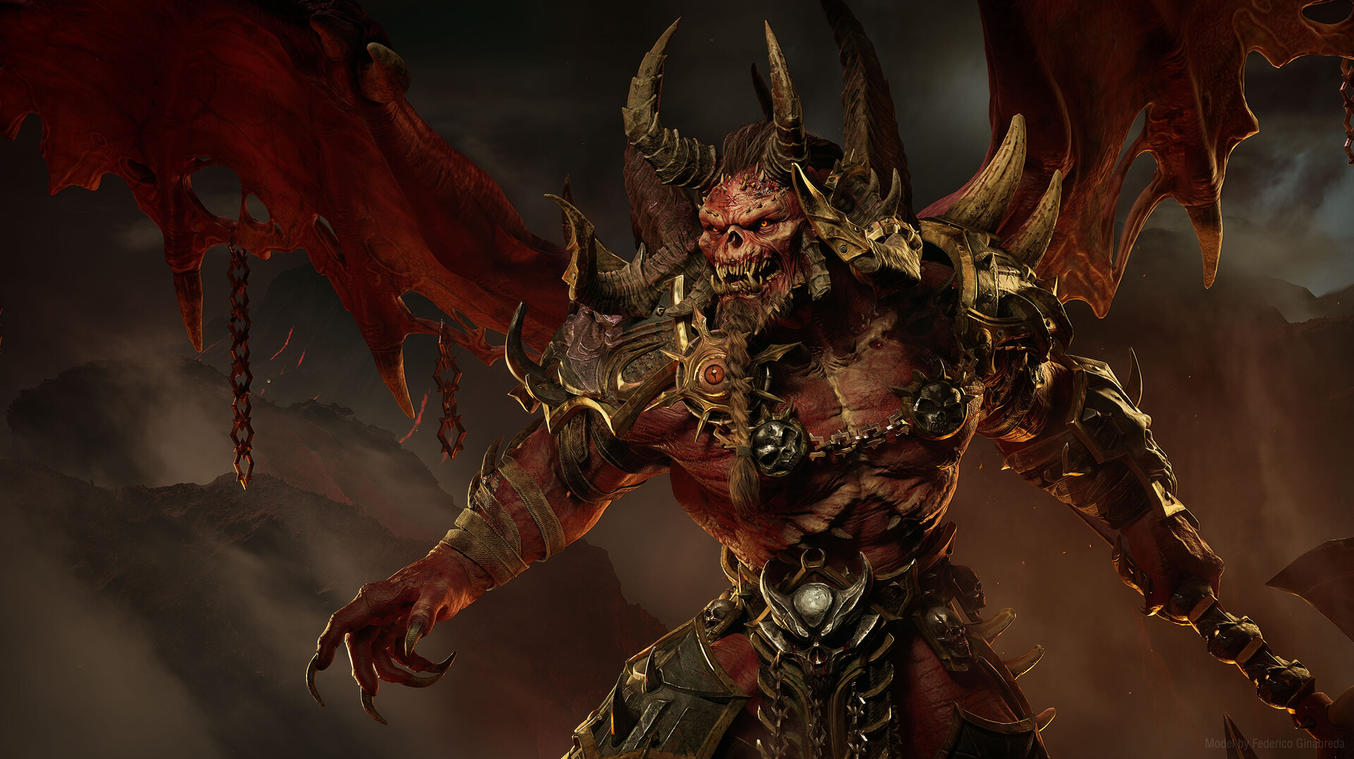 ArtStation - Bloodthirster - Realtime Character
