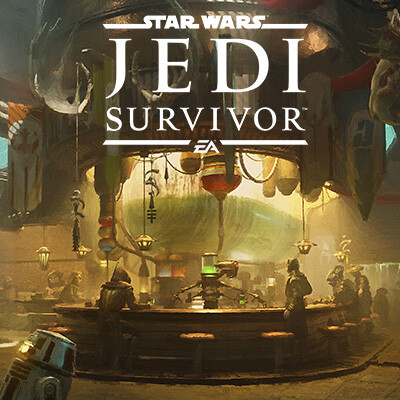 ArtStation - Early Cantina Interior Concepts