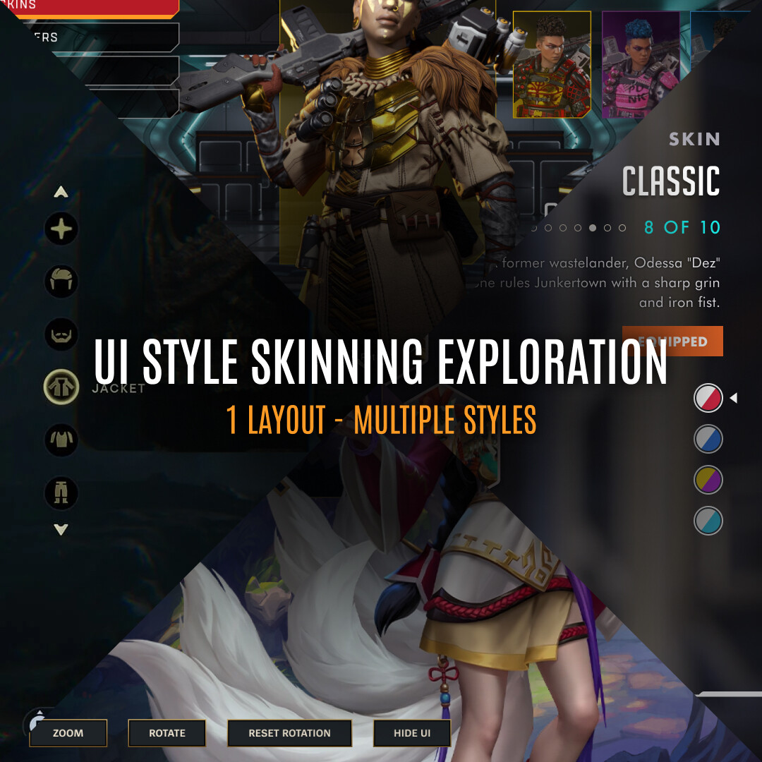 ArtStation - UI Style Explorations