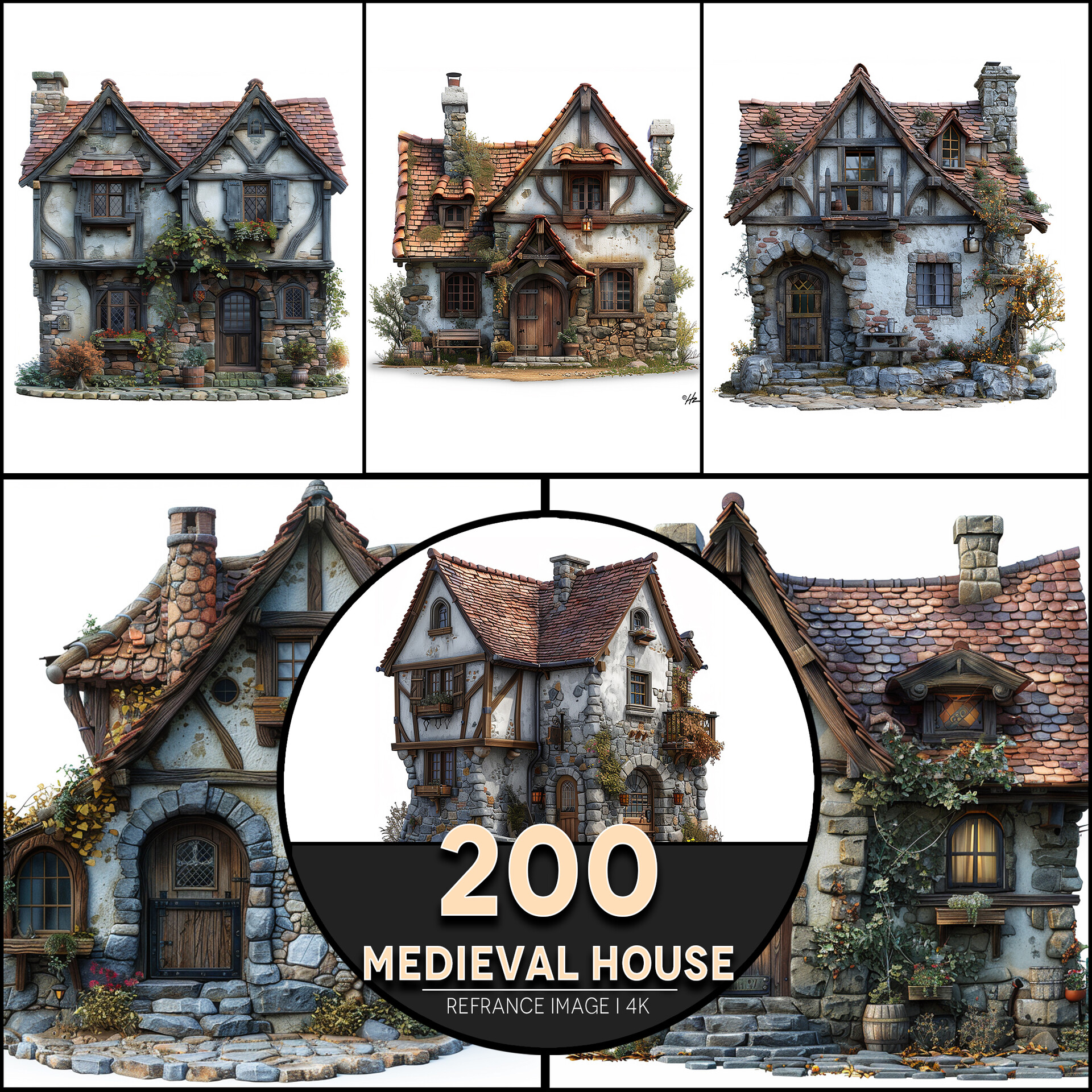 ArtStation - Medieval House 4K Reference/Concept Images