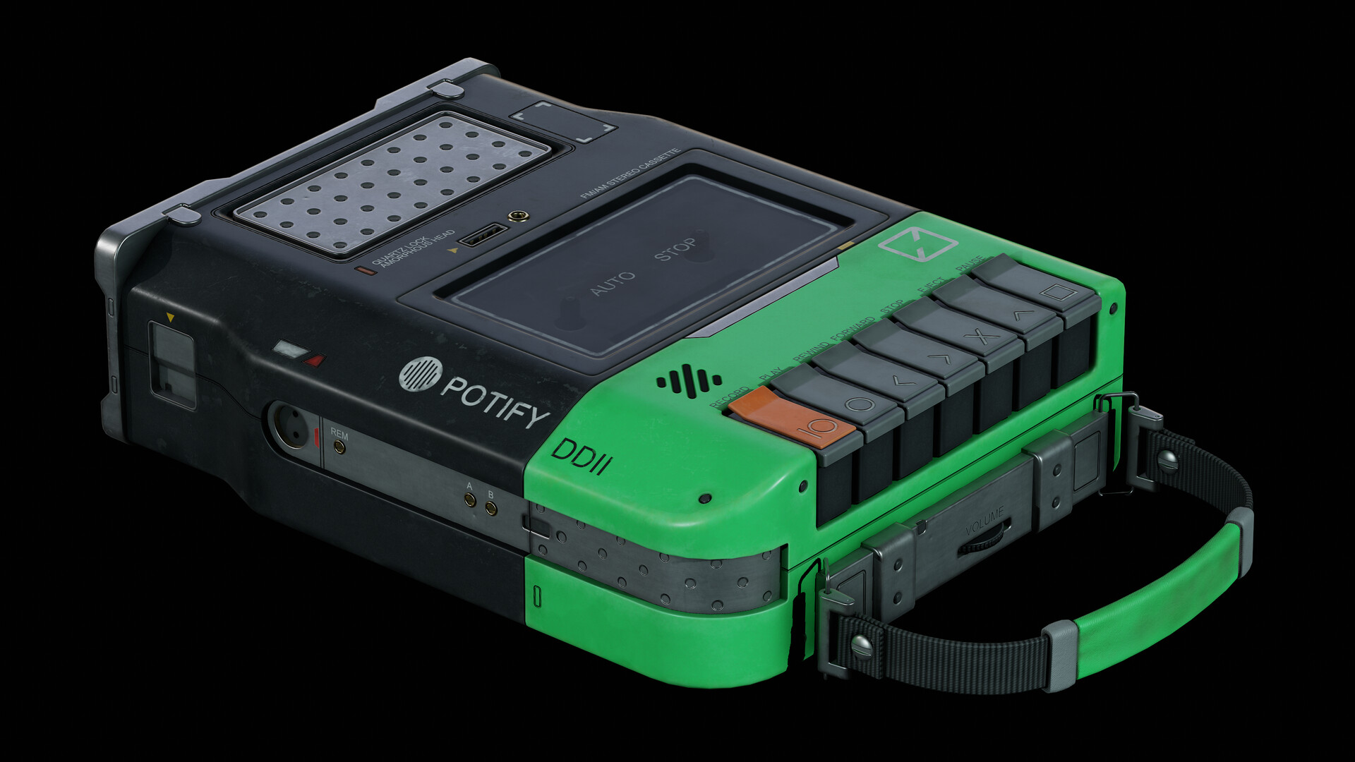 ArtStation - Potify Cassette Recorder
