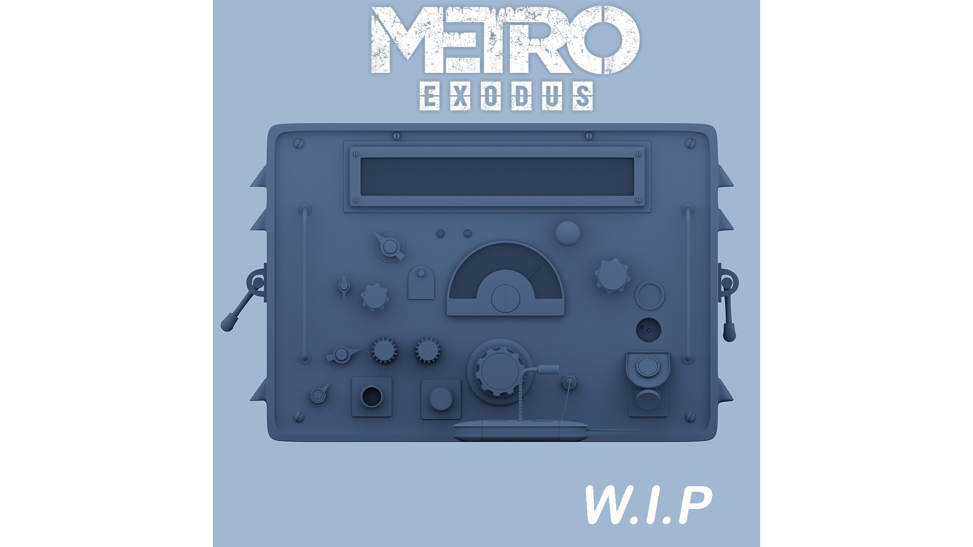 ArtStation - METRO EXODUS -RADIO PS4 (Modified)