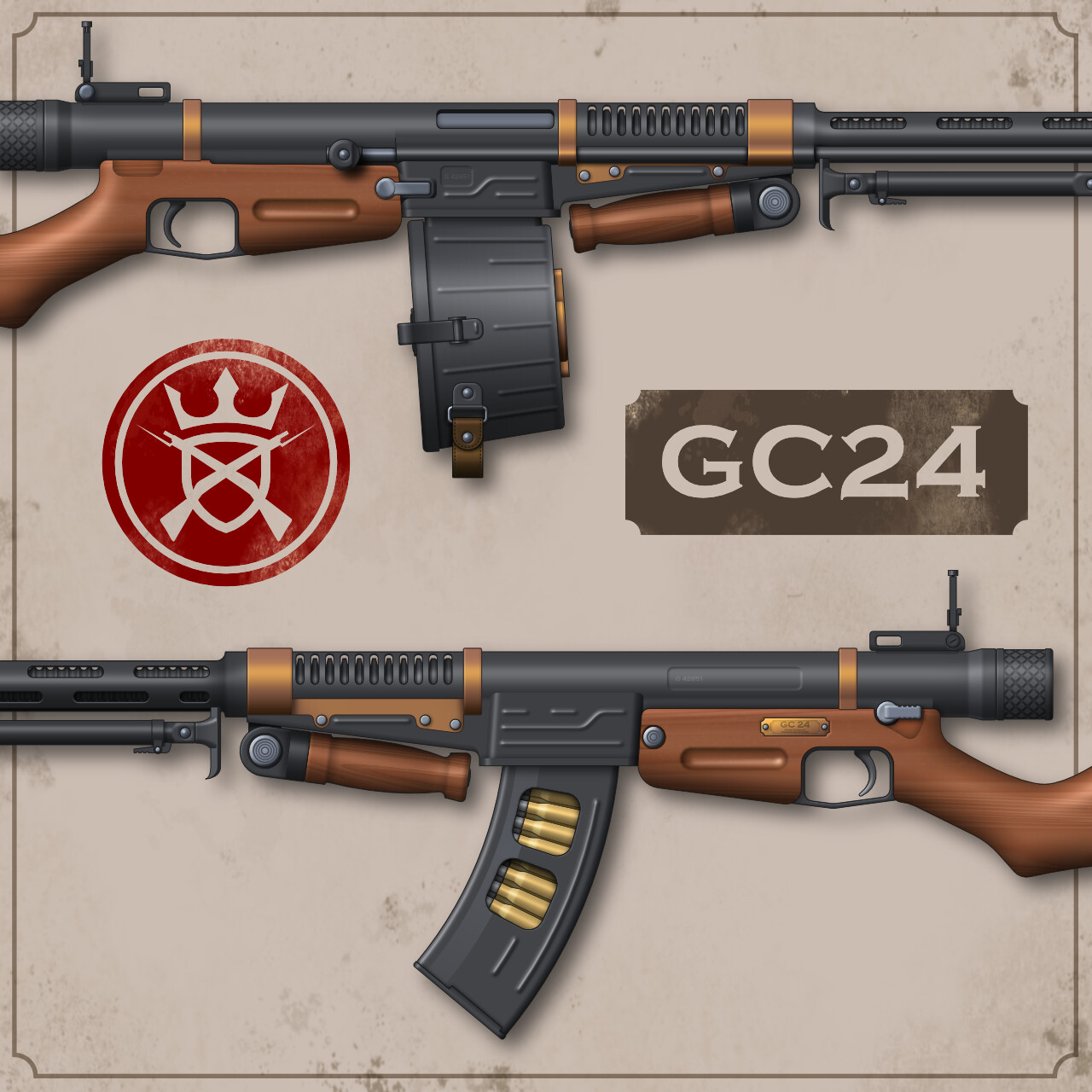 ArtStation - GC 24 Automatic Rifle