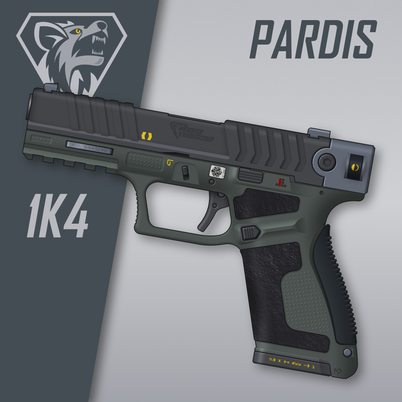 ArtStation - 1K3/4 "Pardis" Pistol