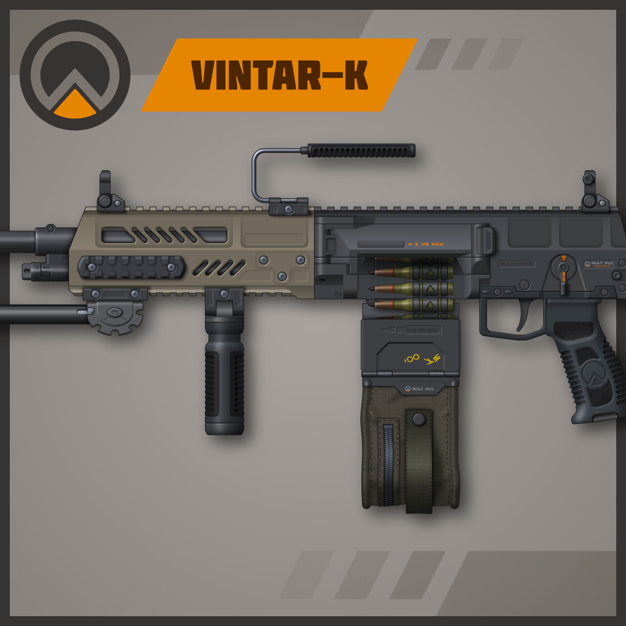 ArtStation - Vintar-K Light Machine Gun