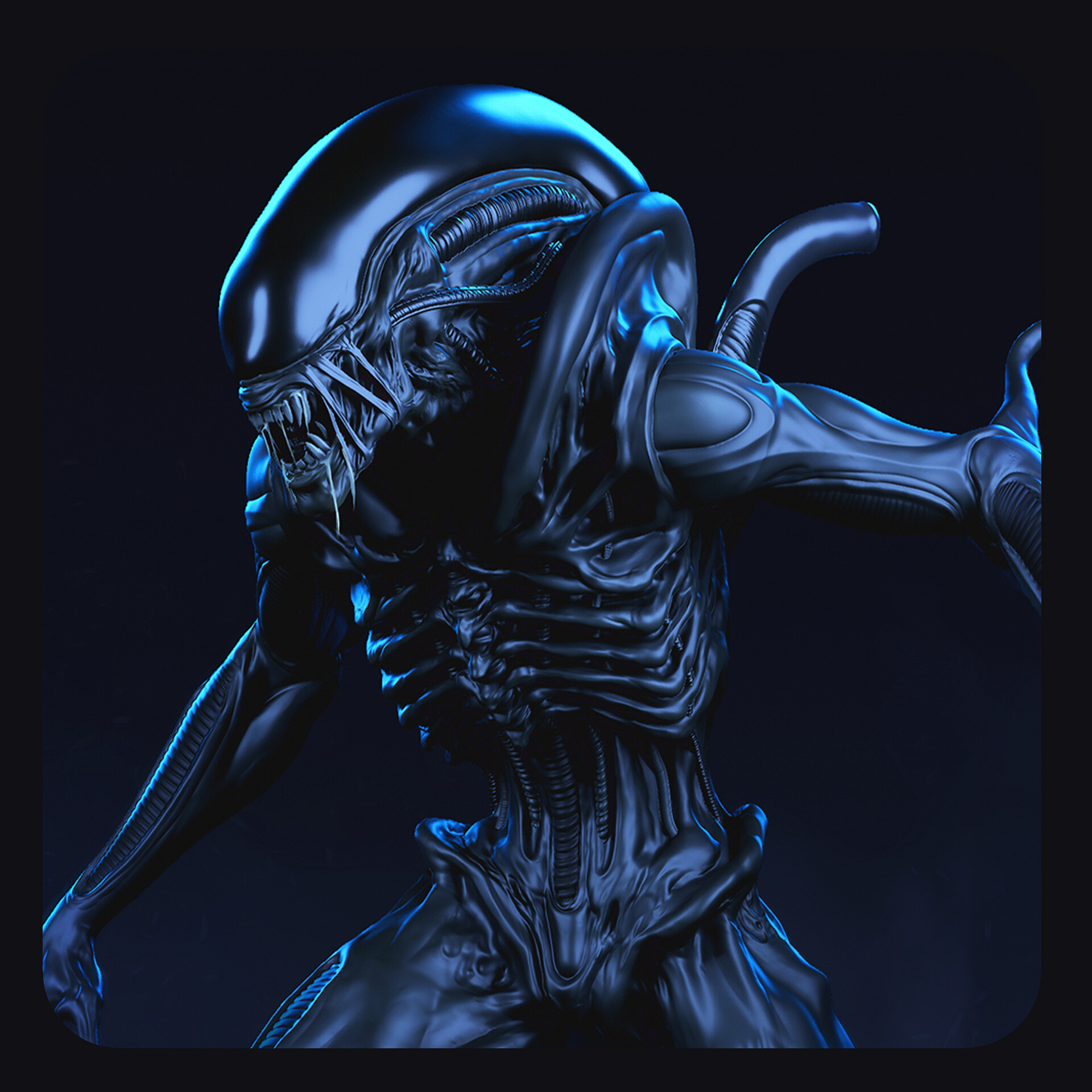 ArtStation - Xenomorph Concept Sculpture / 3D Print