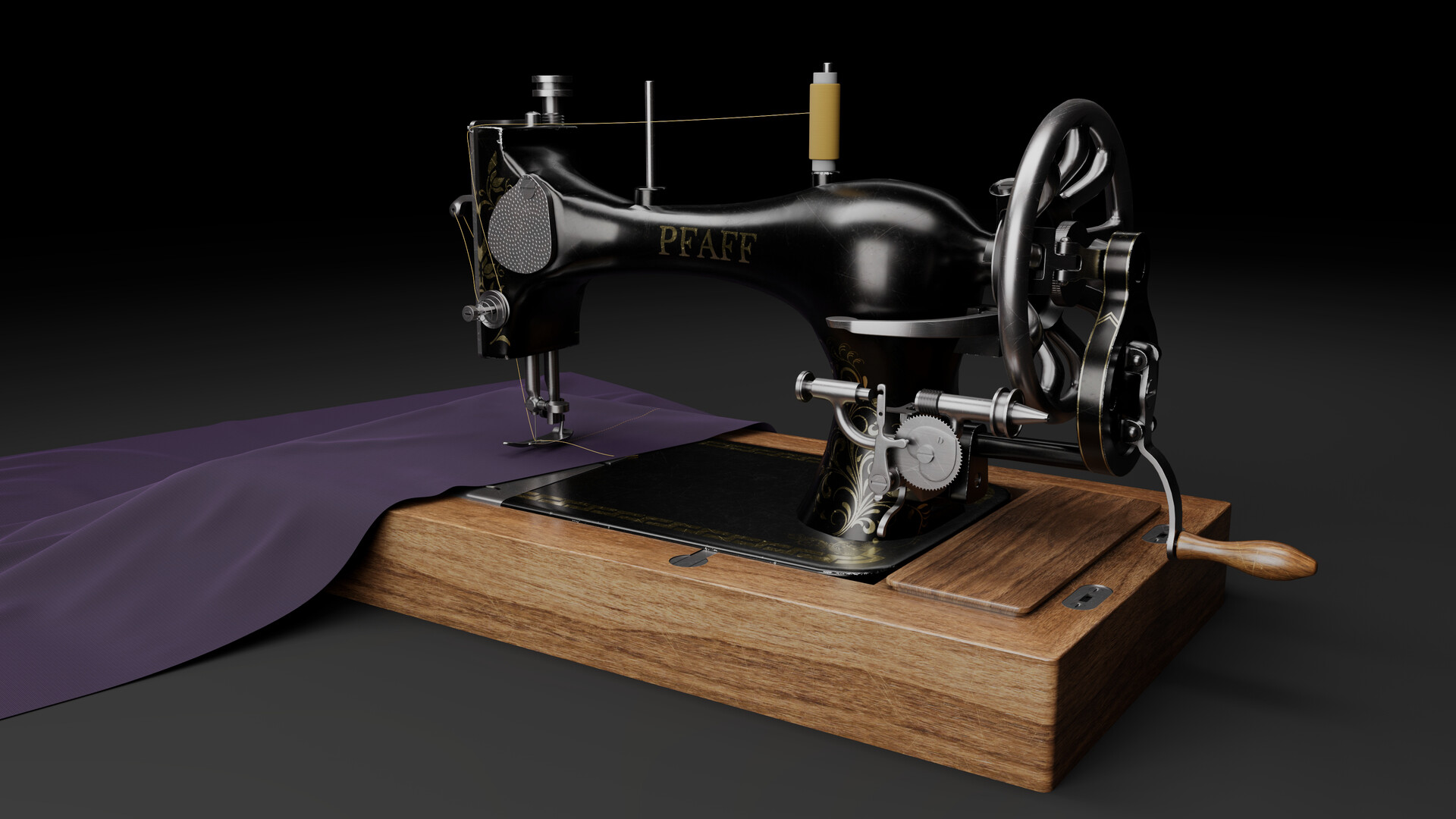 ArtStation - PFAFF SWEING MACHINE