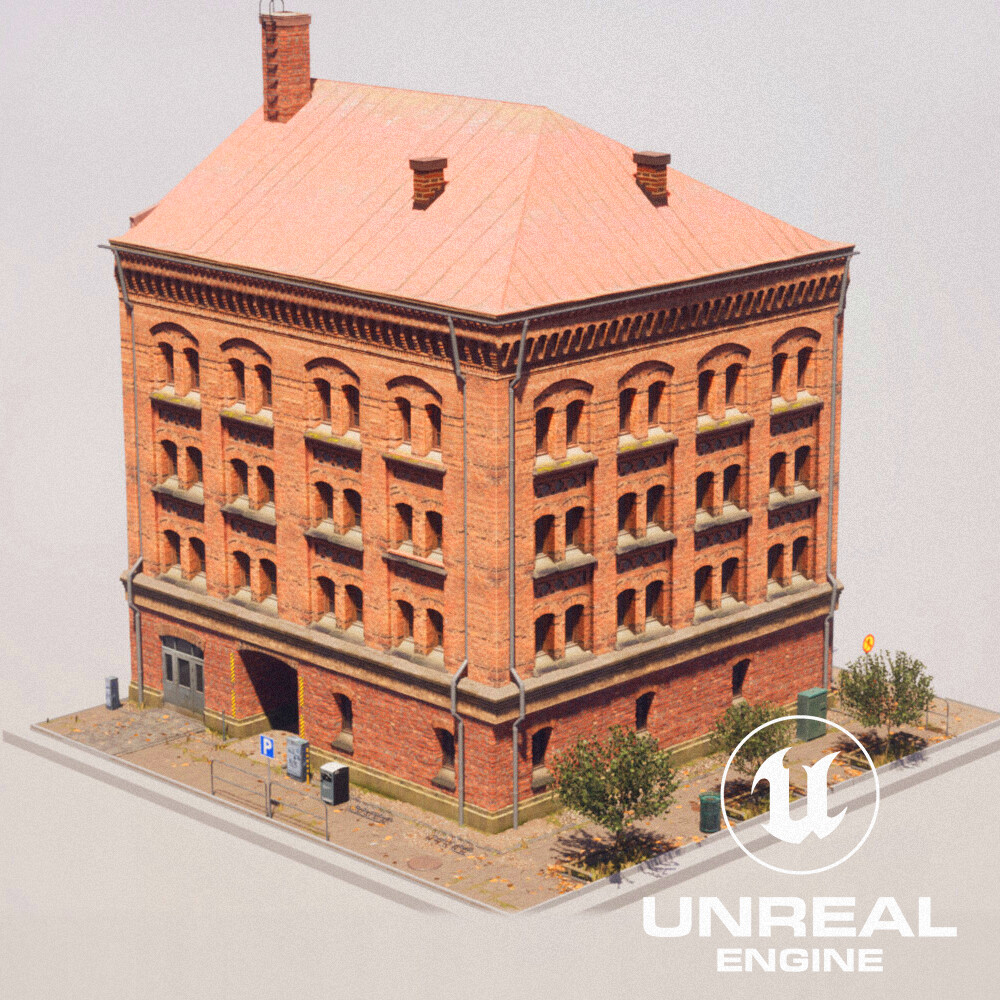 ArtStation - (UE5) Scandinavian Building Style D
