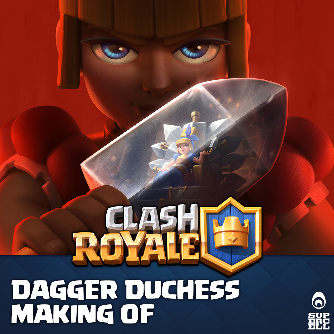ArtStation - Clash Royale - Loading Screen Dagger Duchess ⚔️
