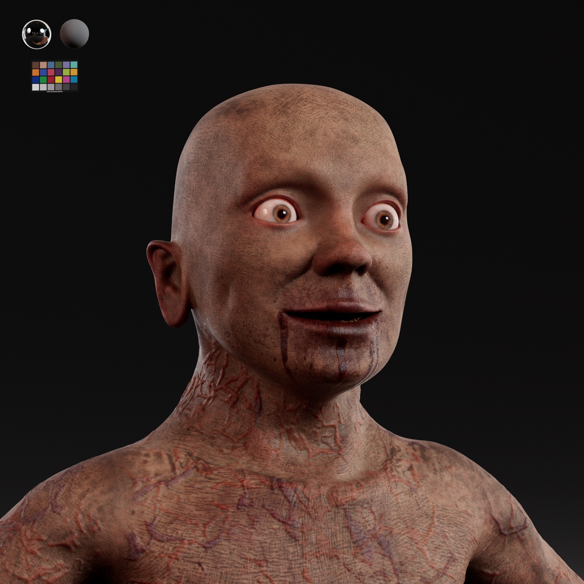 ArtStation - Attack on Titan - Titan Texture & Lookdev